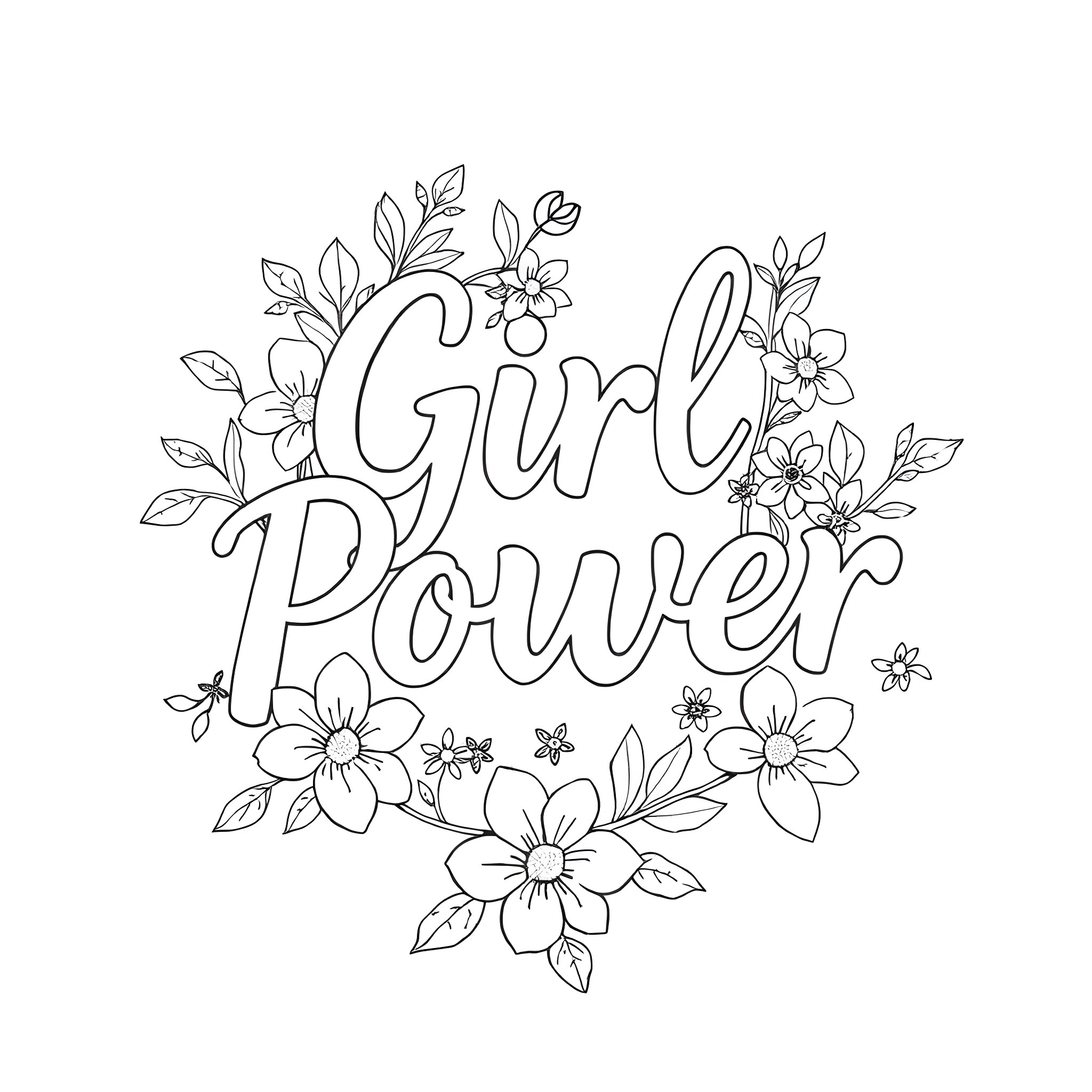 Best Girl Power Coloring Pages (Free Printable PDF)
