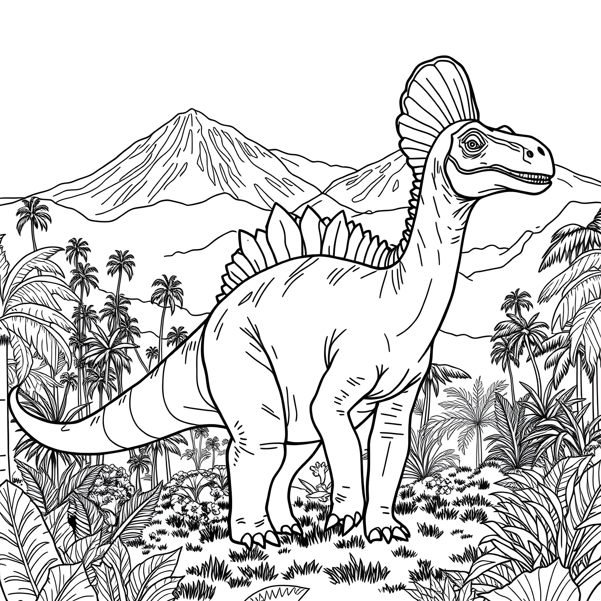 9 Best Parasaurolophus Coloring Pages (Free Printable PDFs)