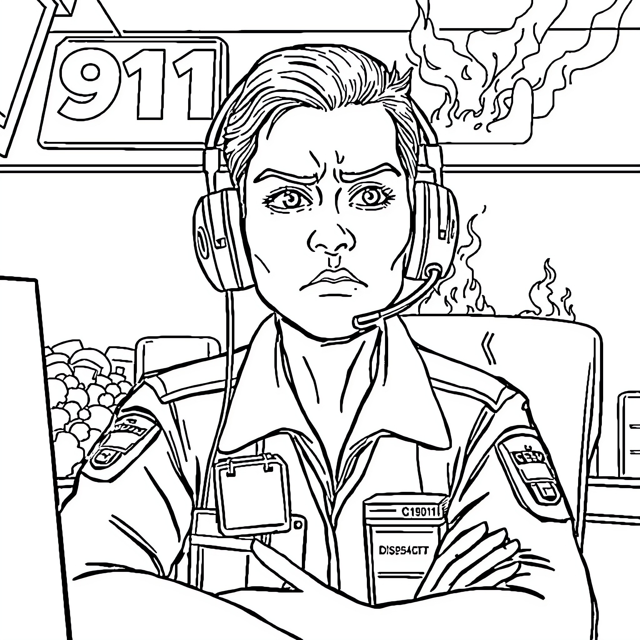 Best Dispatcher Coloring Pages (Free Printable PDF)