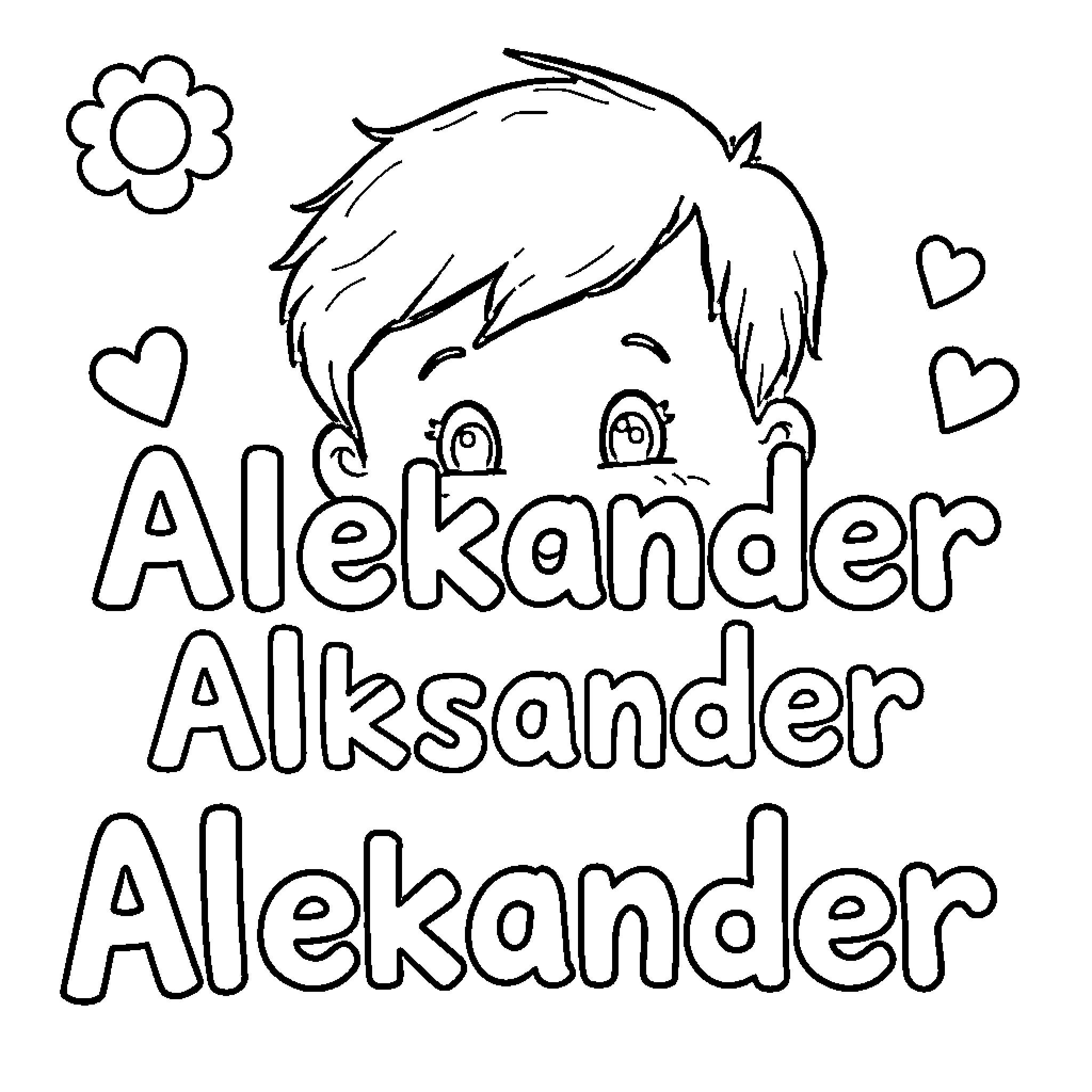 Best Name Coloring Pages (Free Printable PDF)
