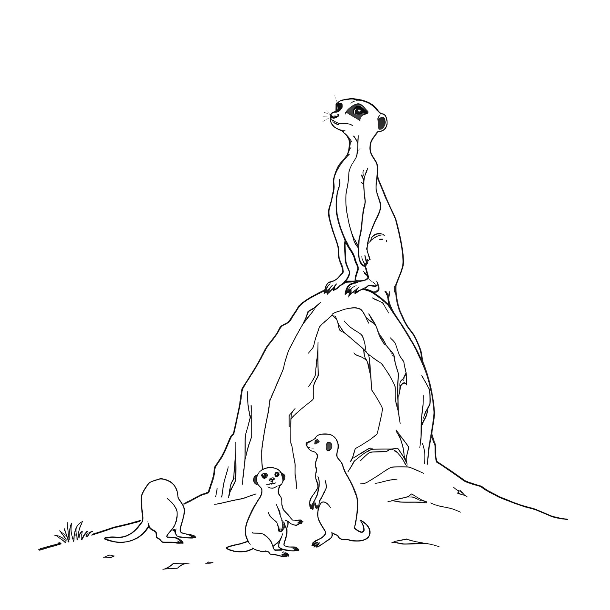 Best Meerkat Coloring Pages (Free Printable PDF)