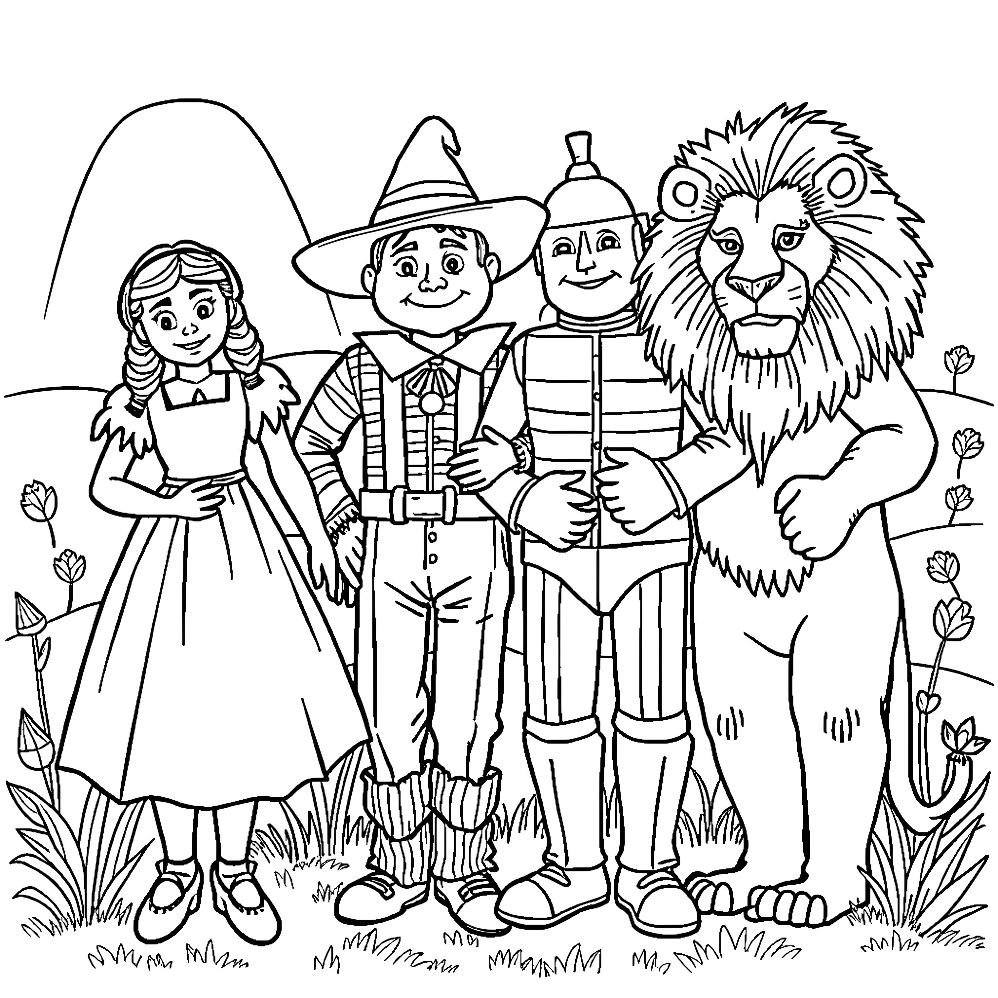 Best Wizard of Oz Coloring Pages (Free Printable PDF)