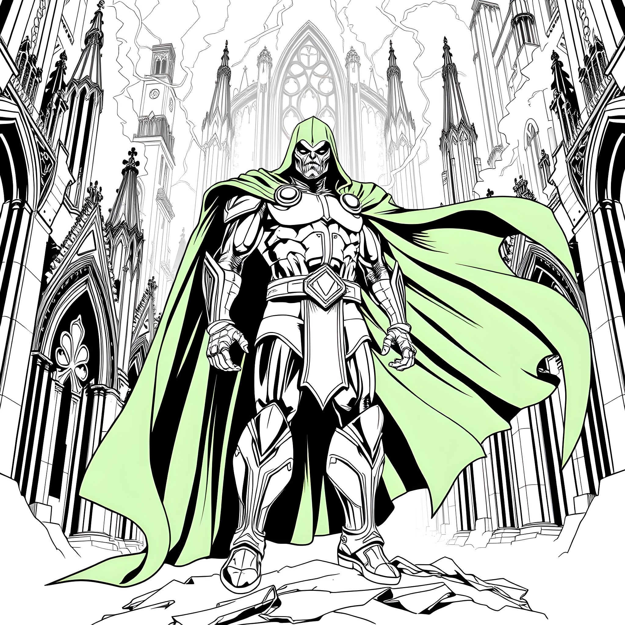 31 Best Doctor Doom Coloring Pages (Free Printable PDFs)