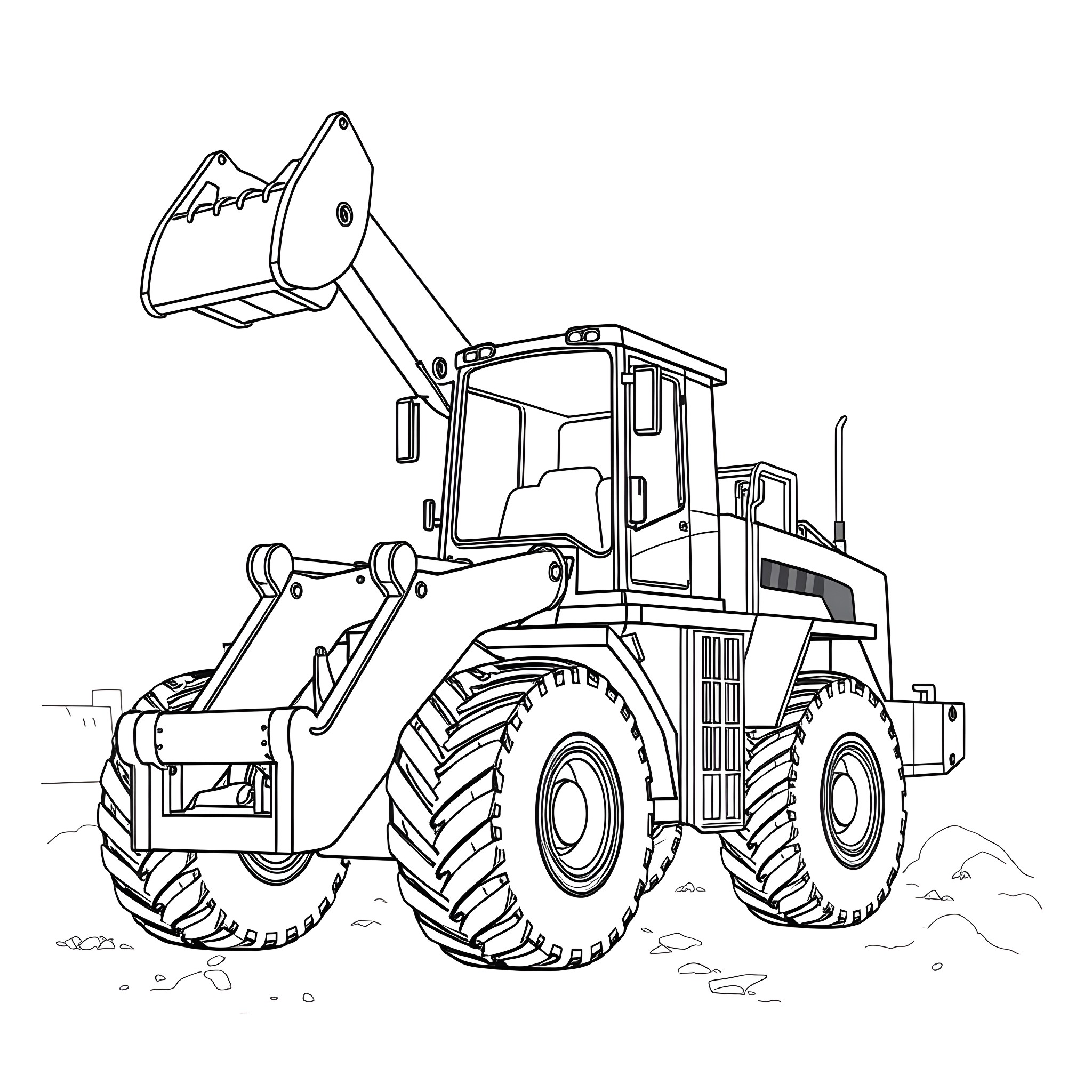 Best Loader Coloring Pages (Free Printable PDF)