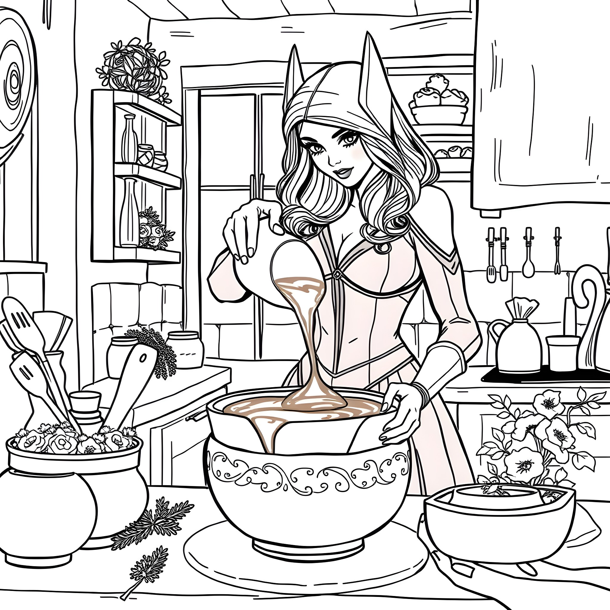 Best Scarlet Witch Coloring Pages (Free Printable PDF)