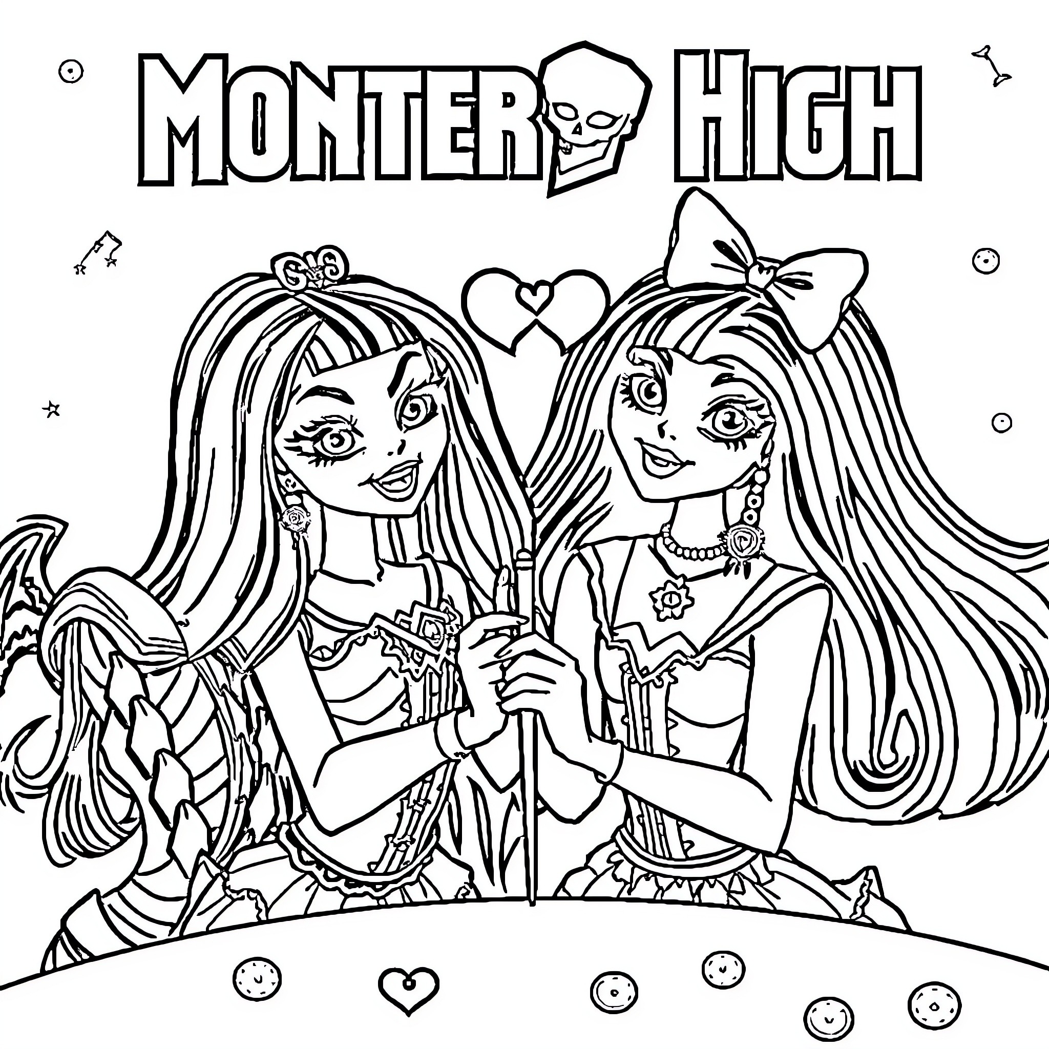 Best Monster High Coloring Pages (Free Printable PDF)