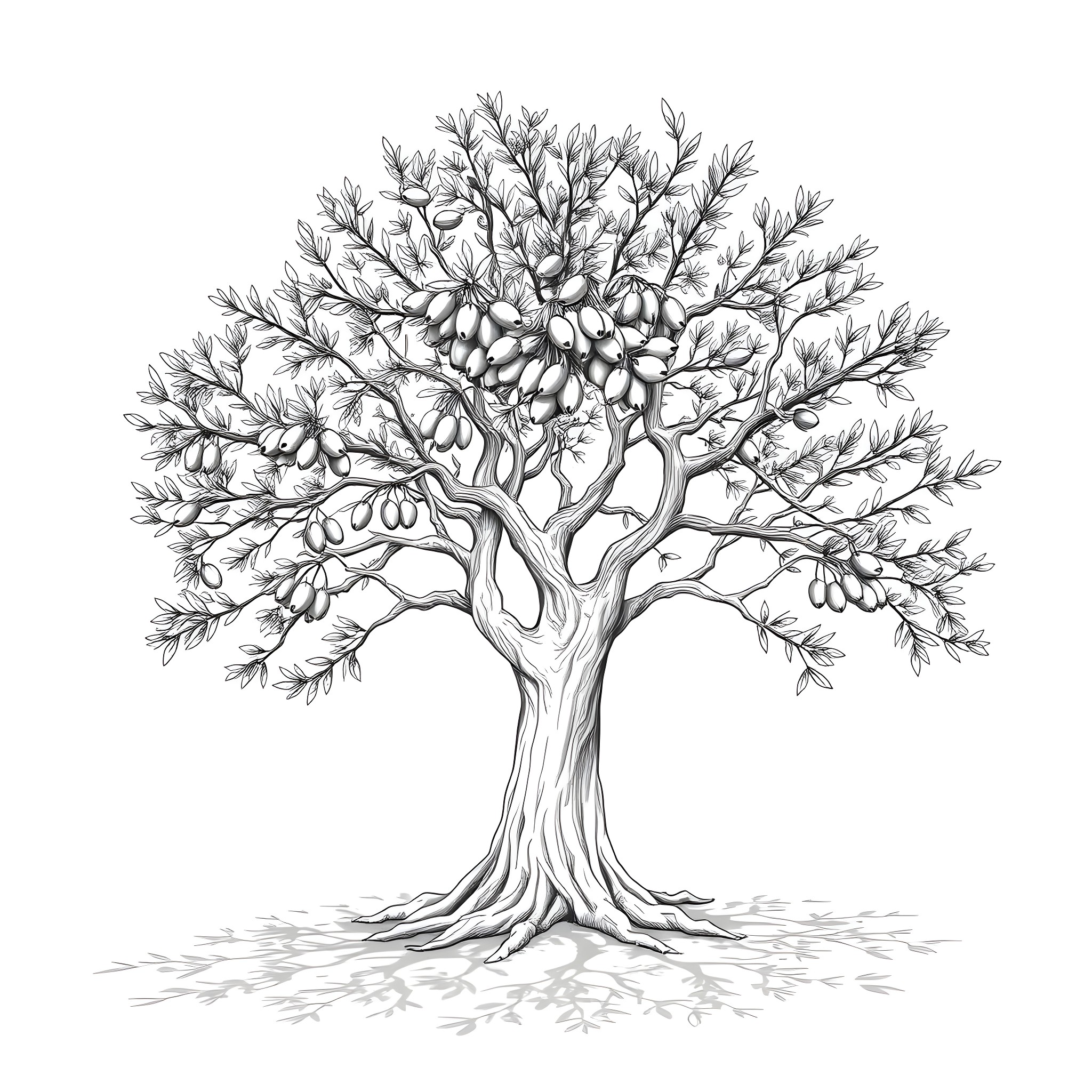 Best Olive Tree Coloring Pages (Free Printable PDF)