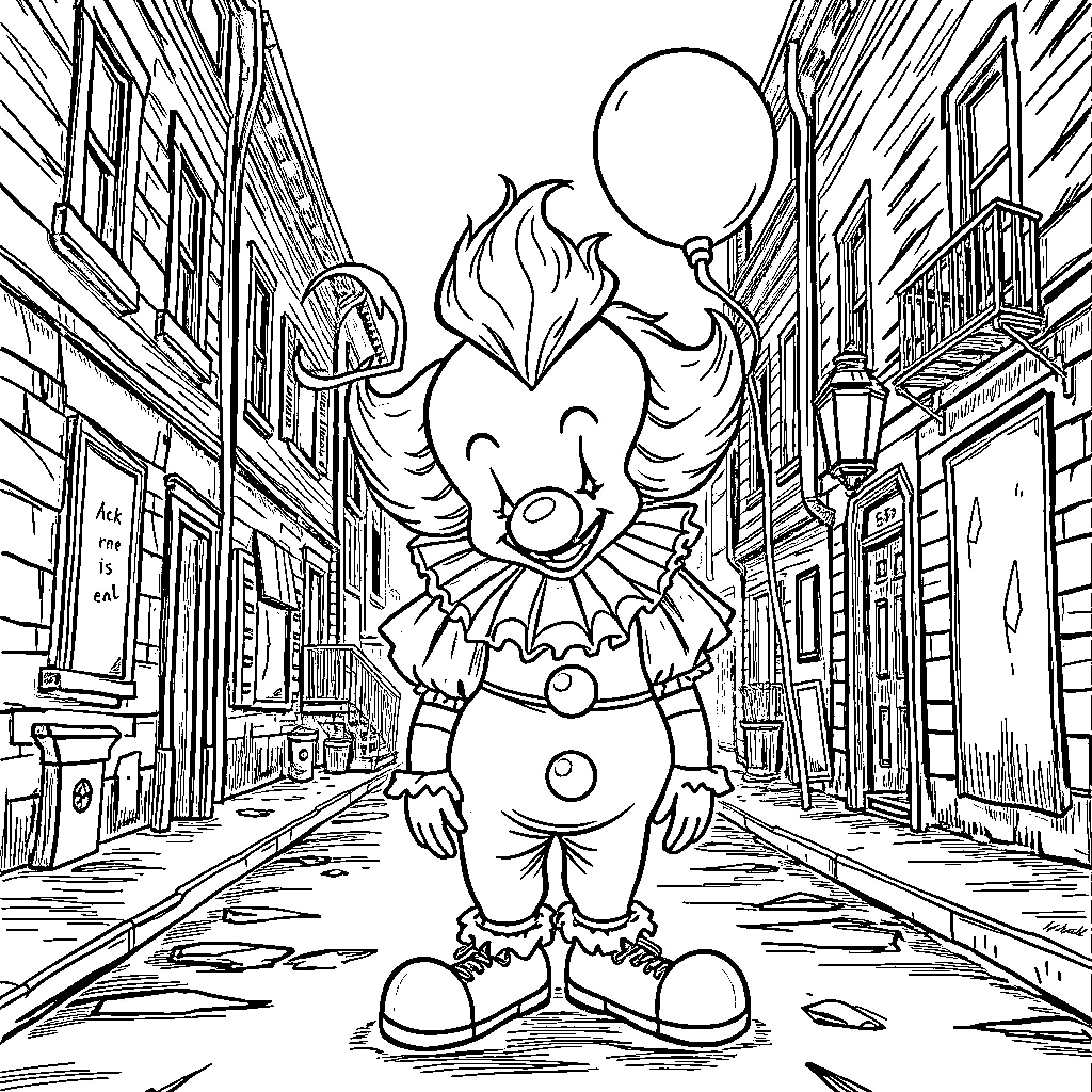 Best Pennywise Coloring Pages (Free Printable PDF)