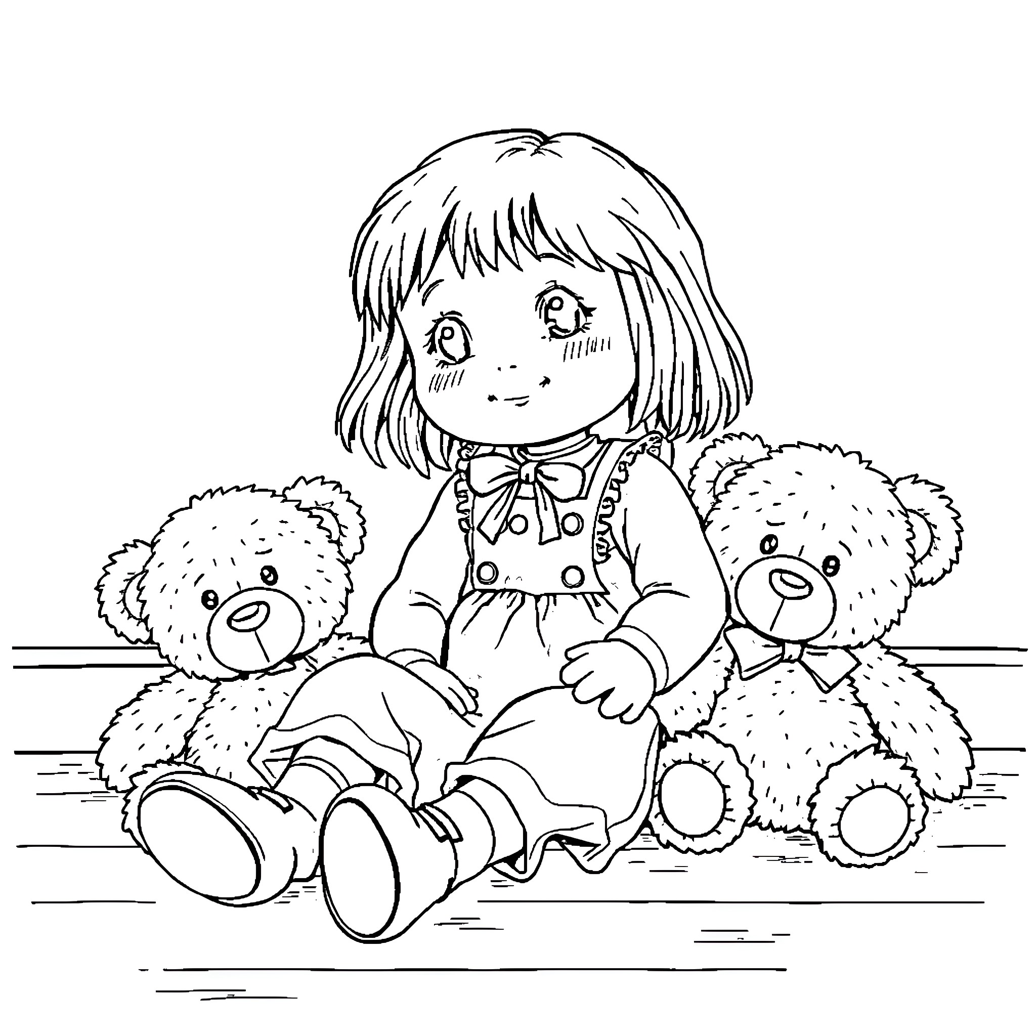 1 Best Rag Doll Coloring Pages (Free Printable PDFs)