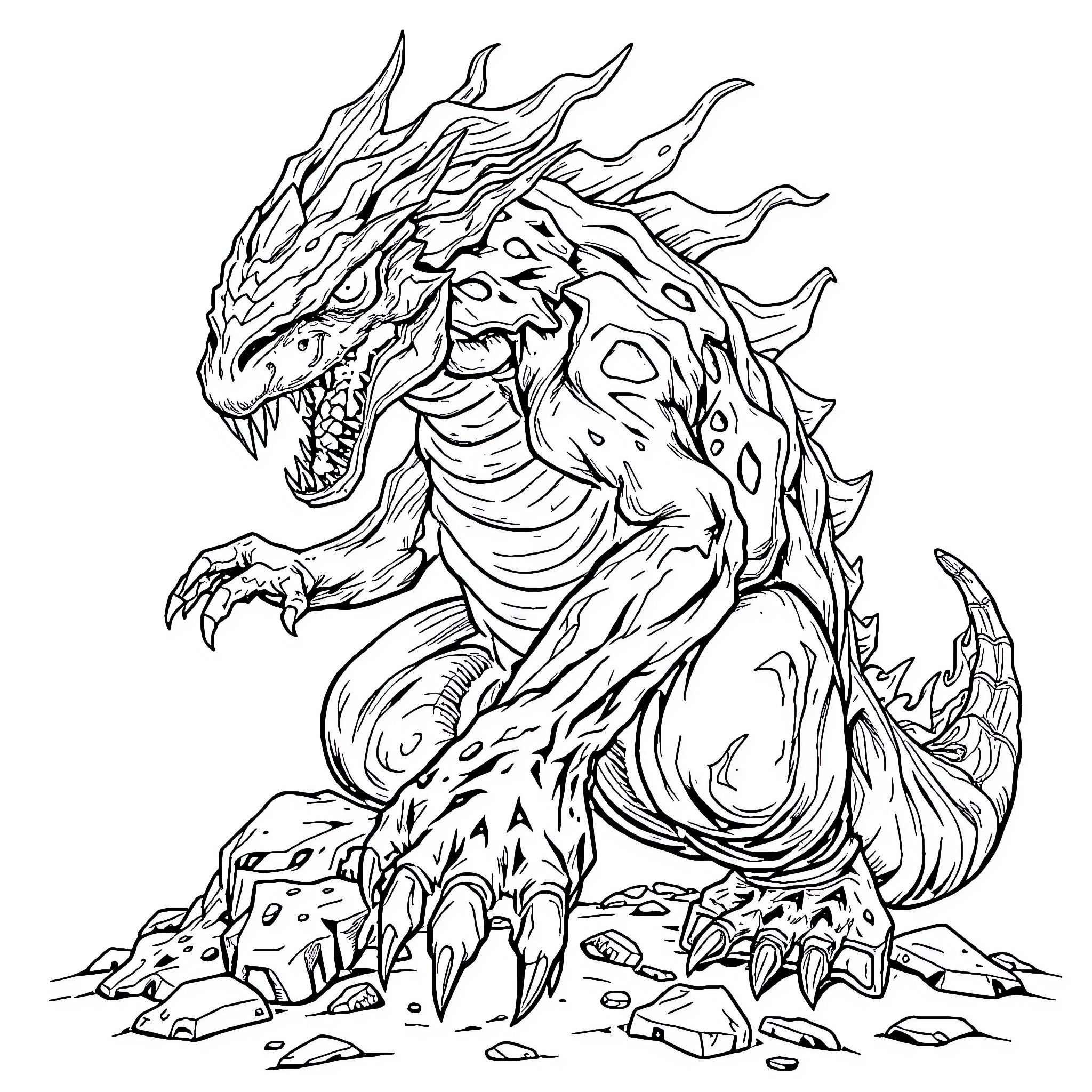 Best Lava Monster Coloring Pages (Free Printable PDF)