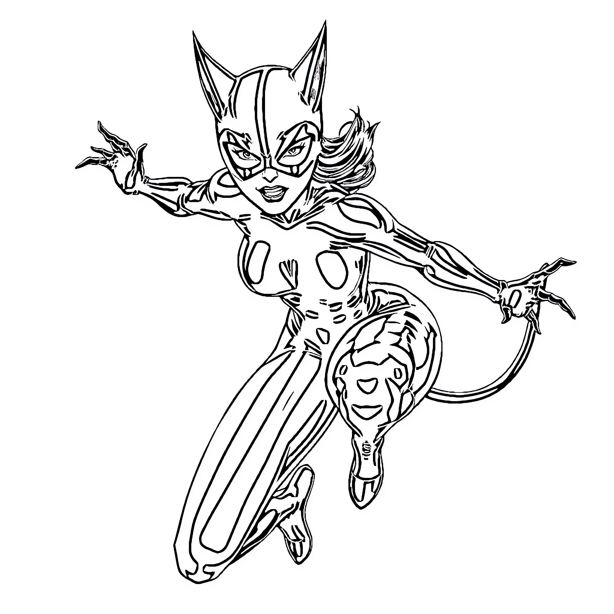 20 Best Cat Woman Coloring Pages (Free Printable PDFs)