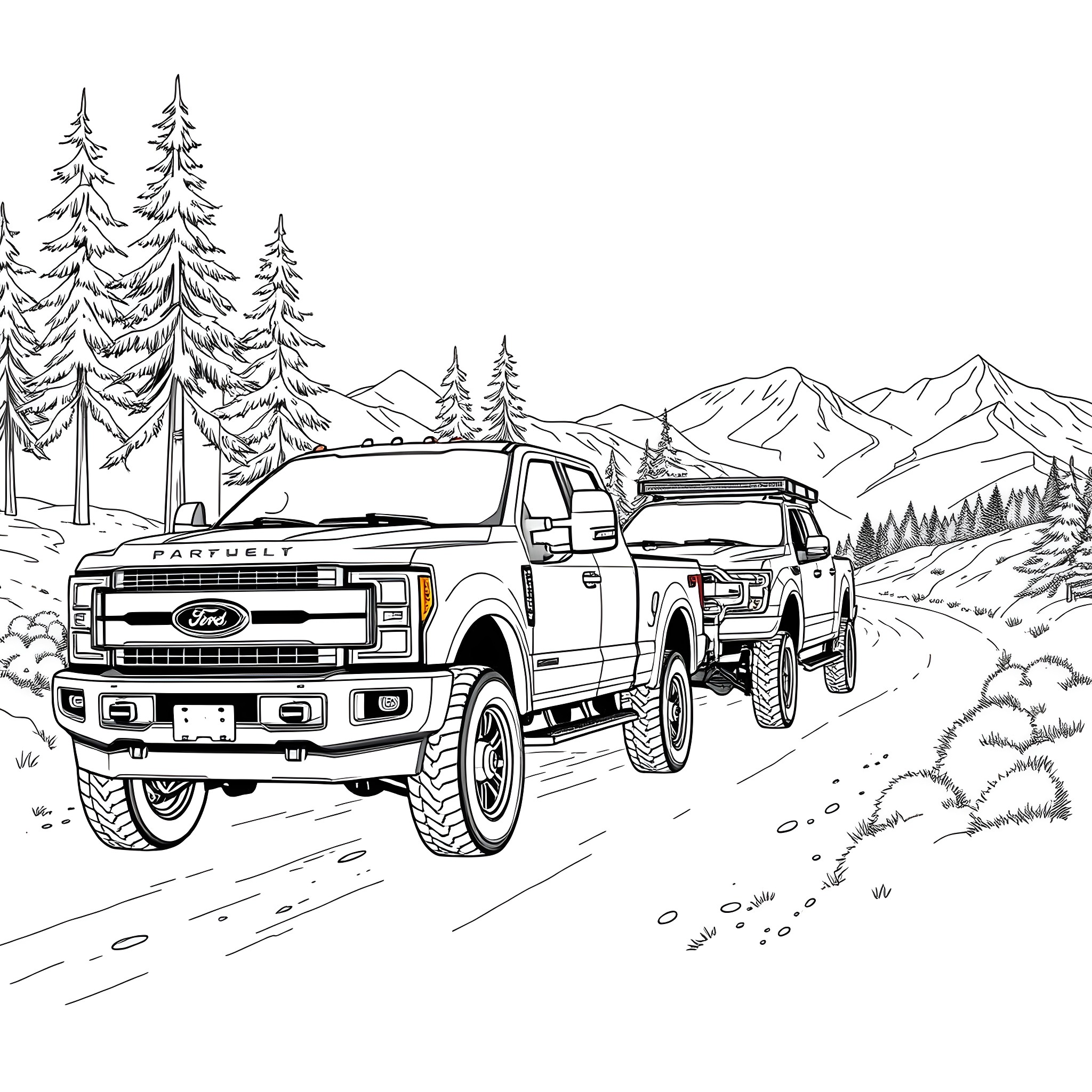 Best Ford Coloring Pages (Free Printable PDF)