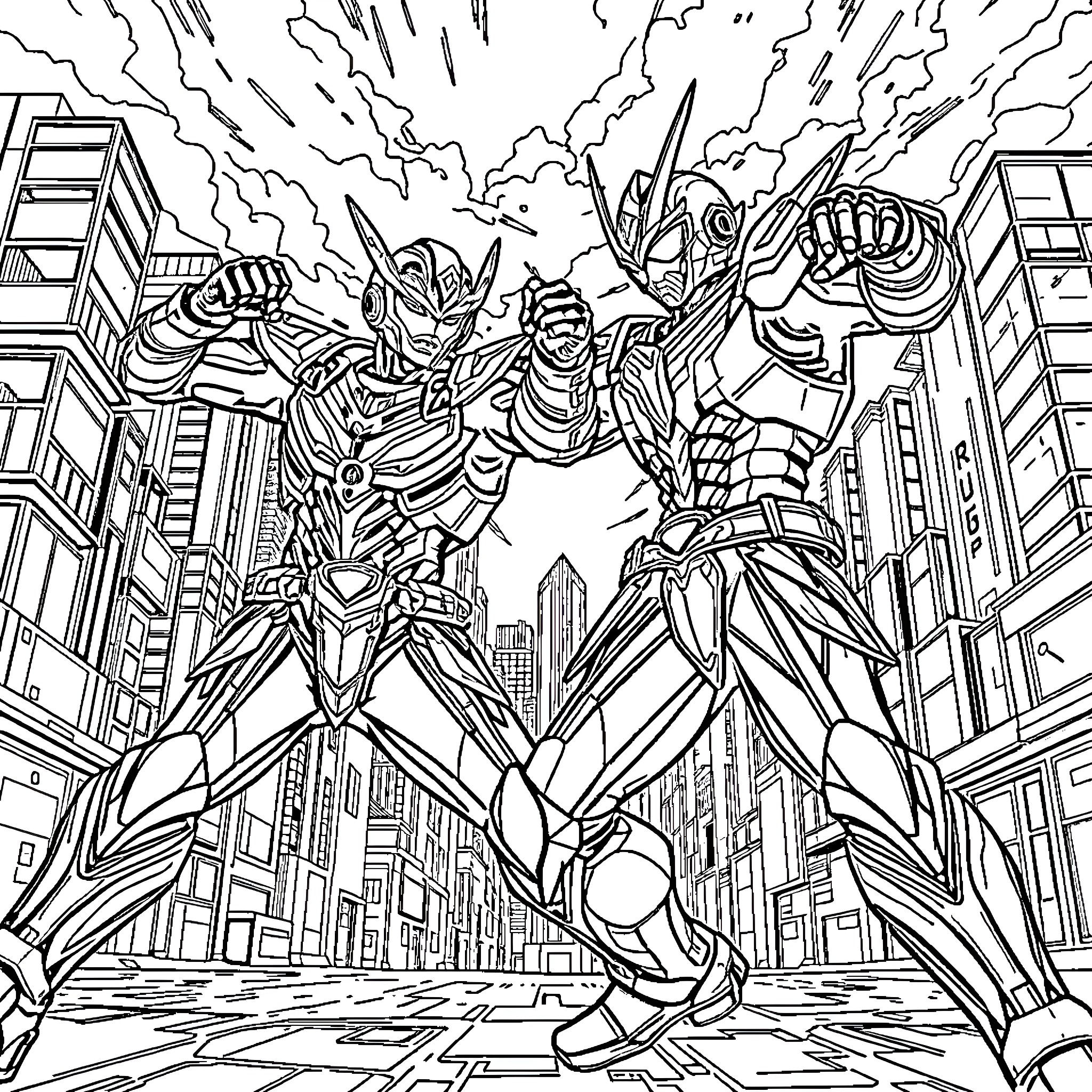 Best Kamen Rider Coloring Pages (Free Printable PDF)