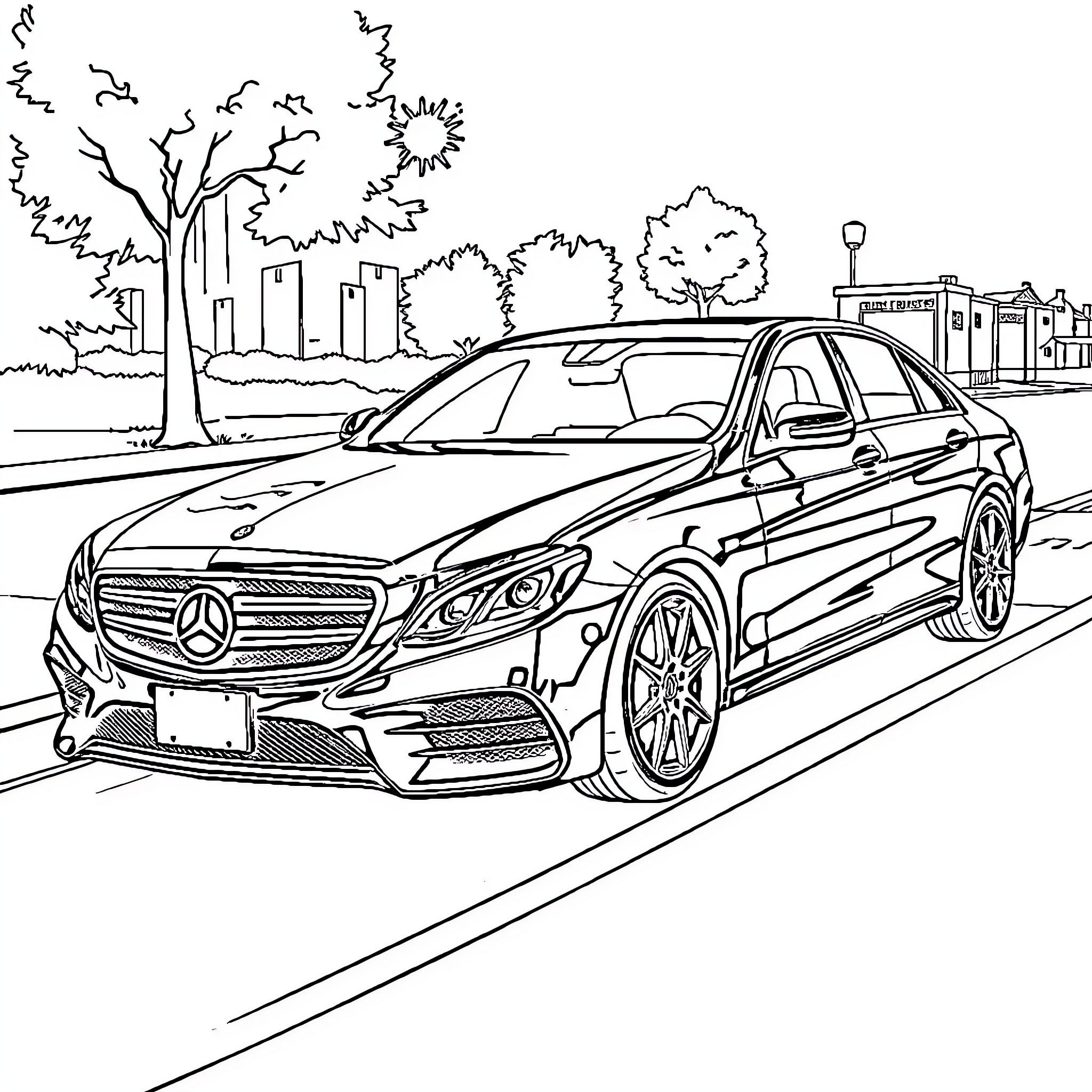 Best Mercedes Coloring Pages (Free Printable PDF)