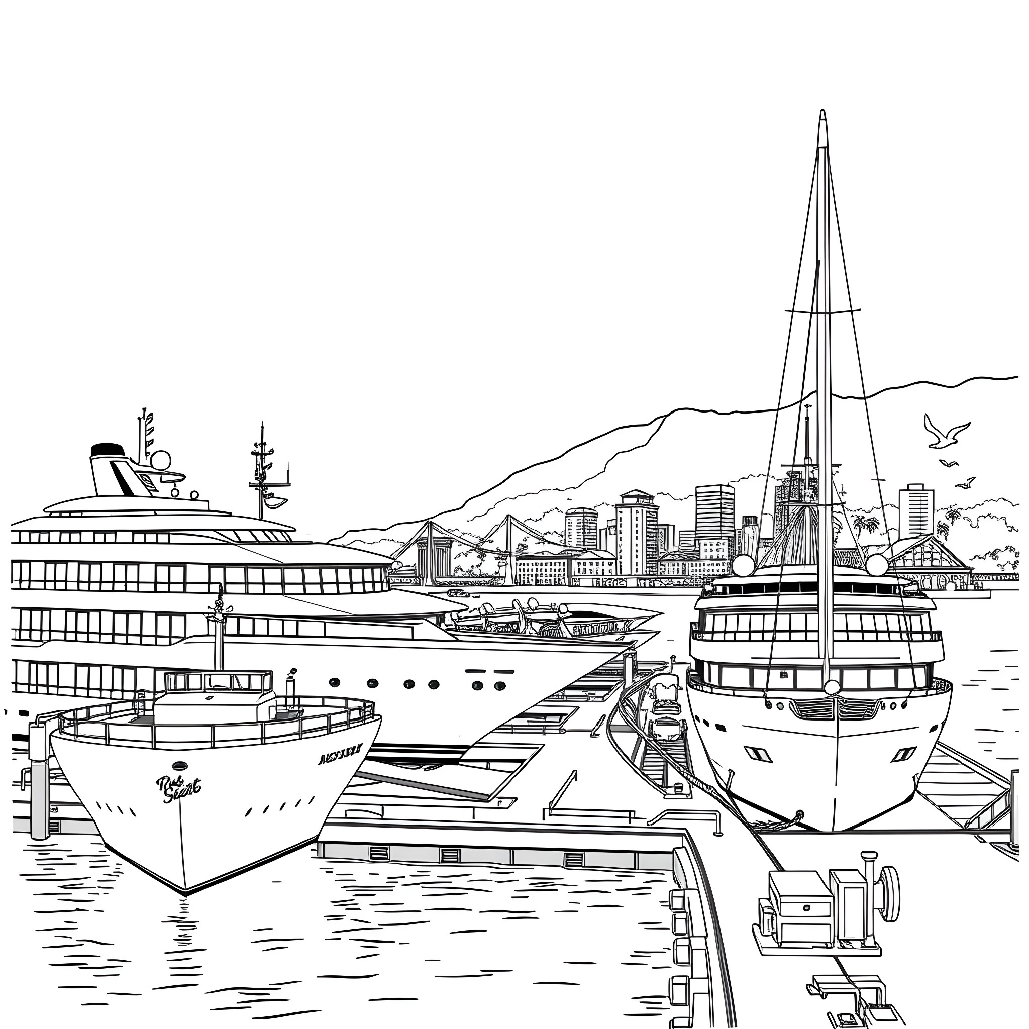 Best Ship Coloring Pages (Free Printable PDF)