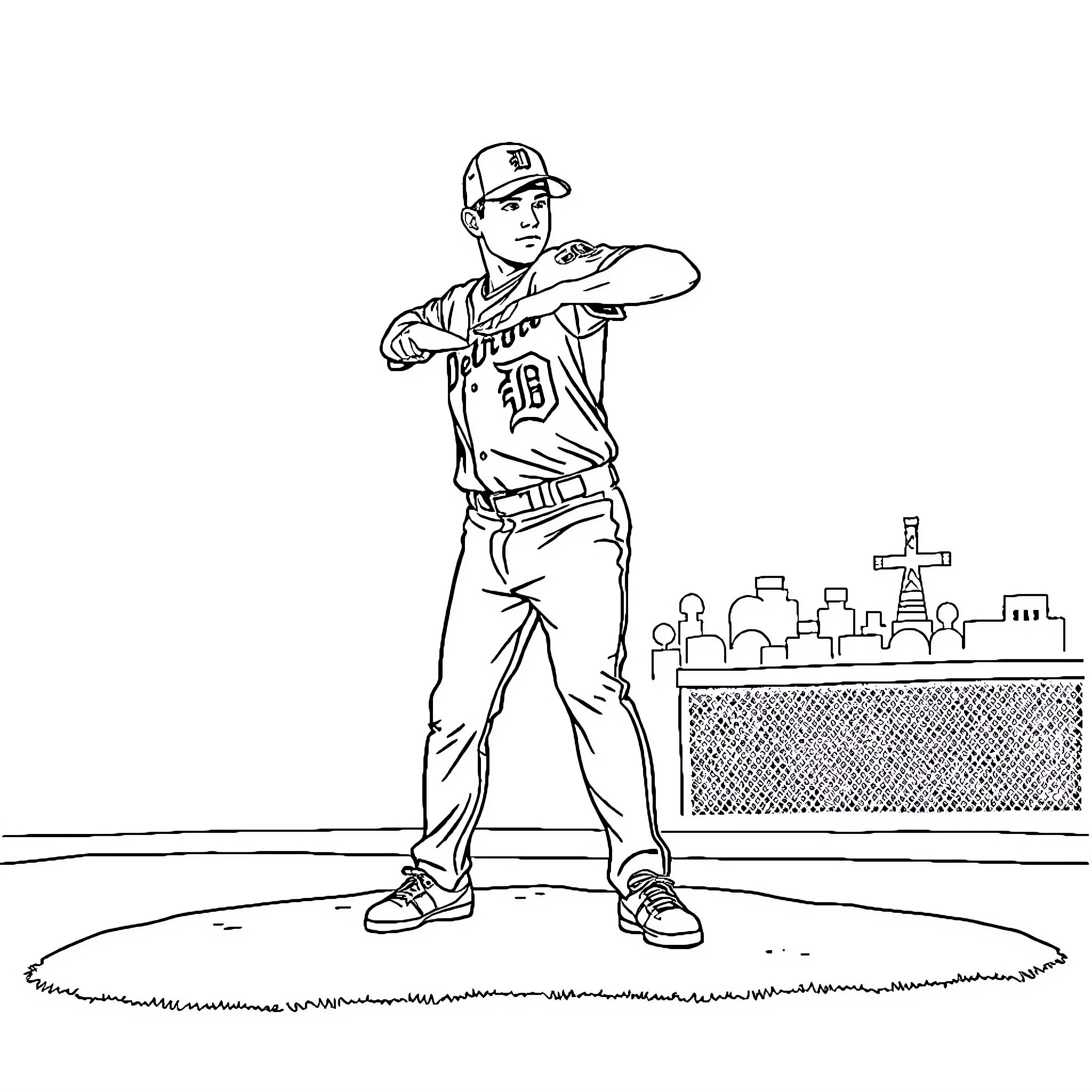 1 Best Pitcher Coloring Pages (Free Printable PDFs)