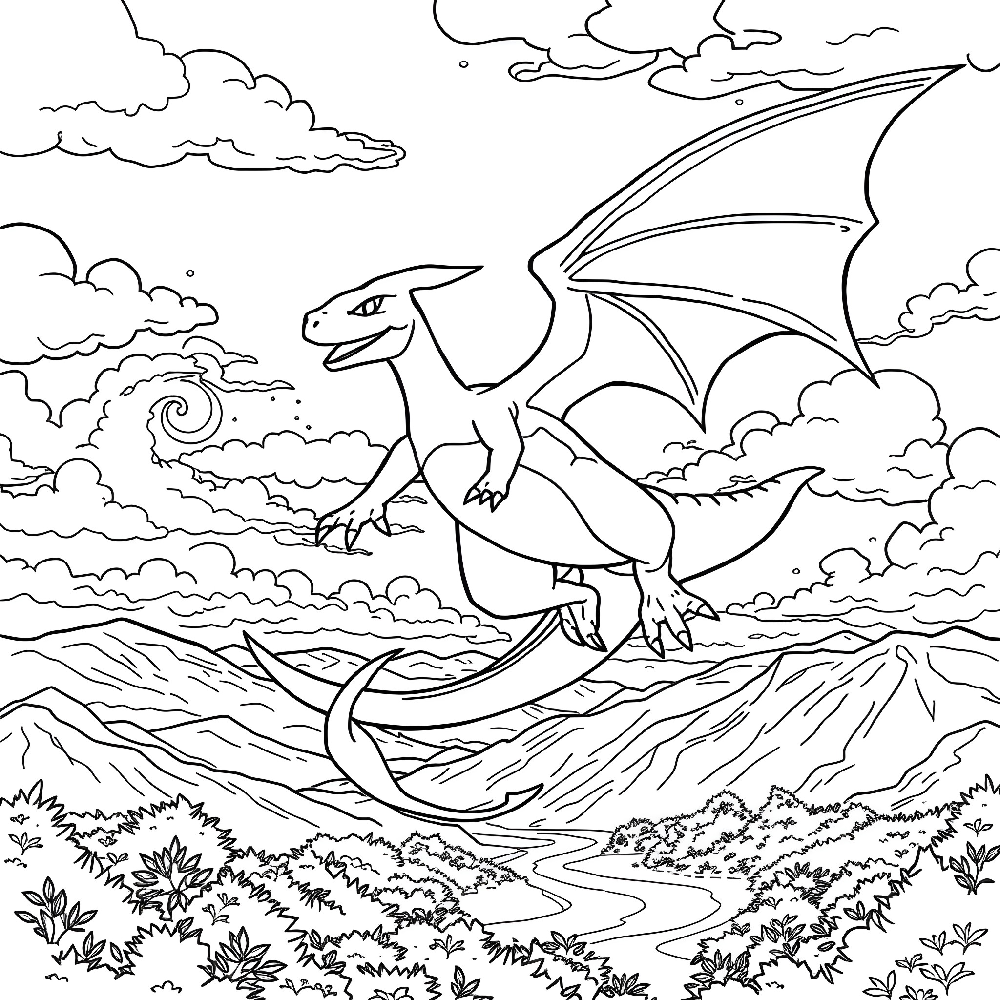 Best Charizard Coloring Pages (Free Printable PDF)