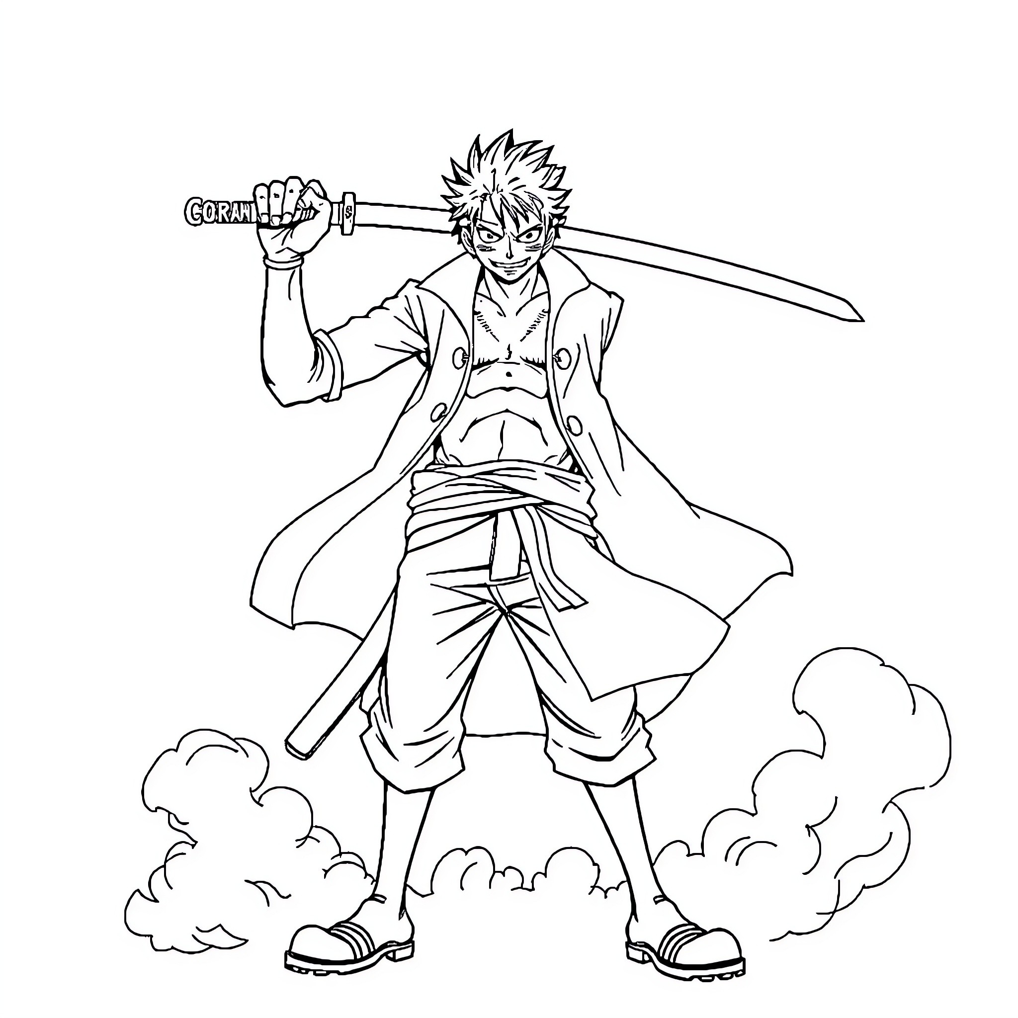 Best Zoro Coloring Pages (Free Printable PDF)