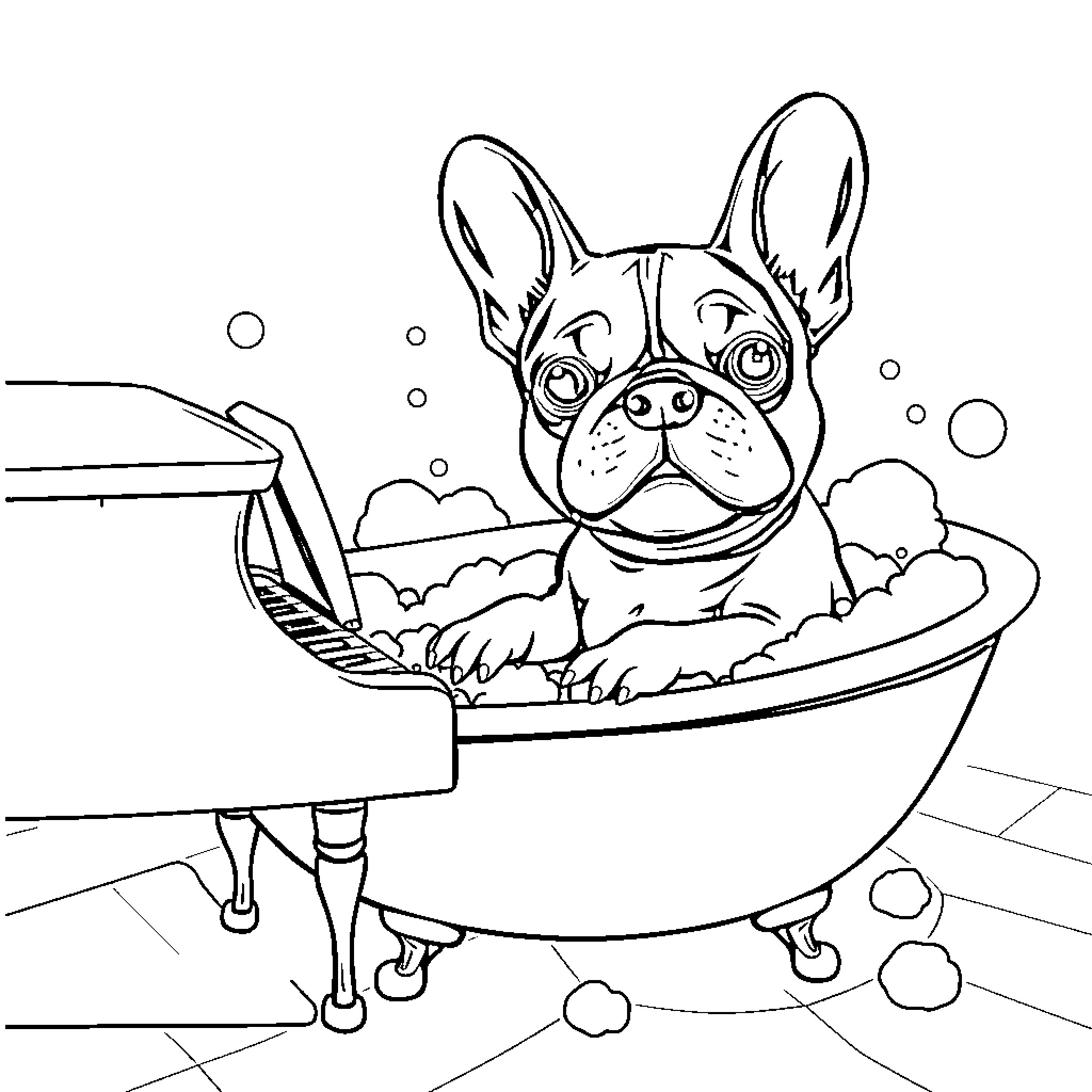 Best Frenchie Coloring Pages (Free Printable PDF)