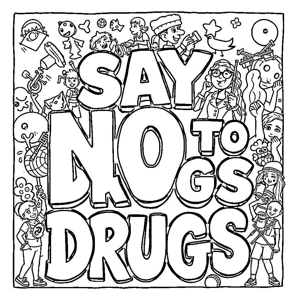 Best Drug Coloring Pages (Free Printable PDF)