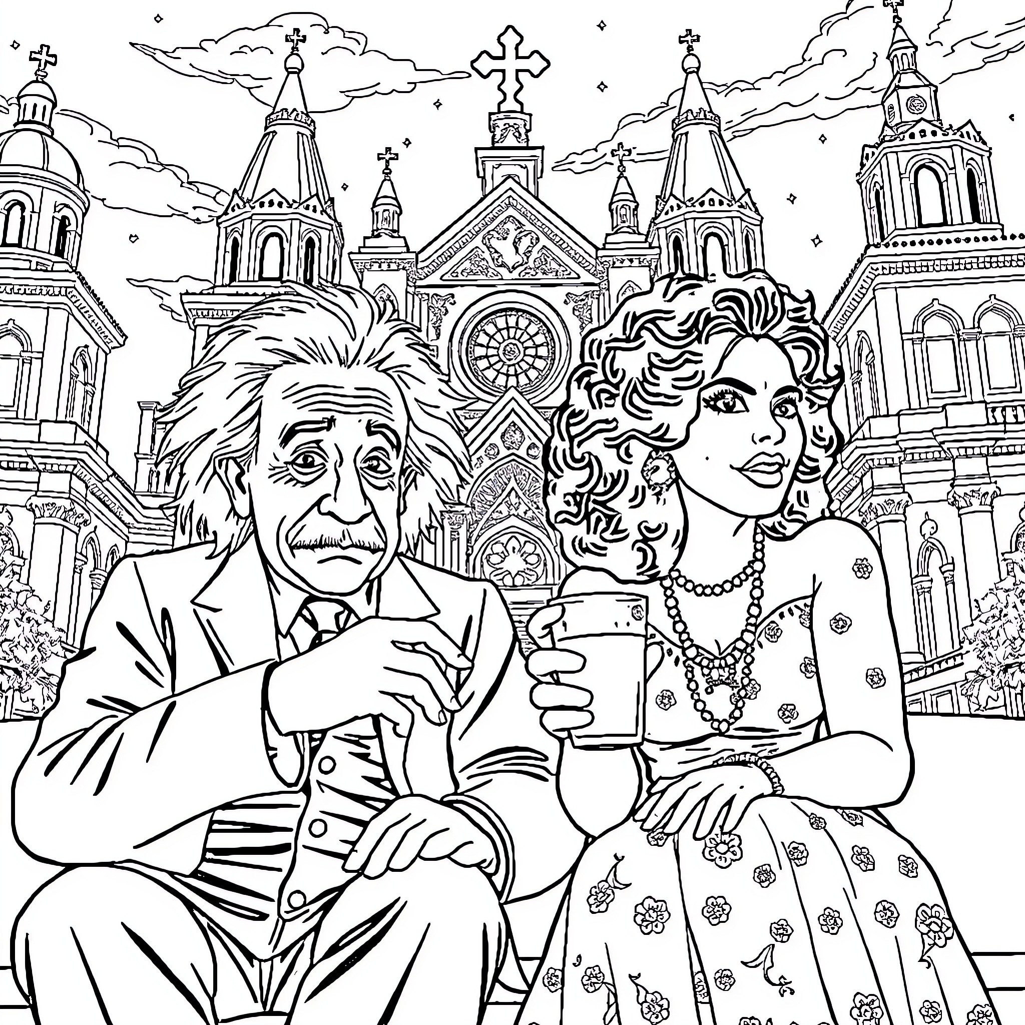 Best Albert Einstein Coloring Pages (Free Printable PDF)