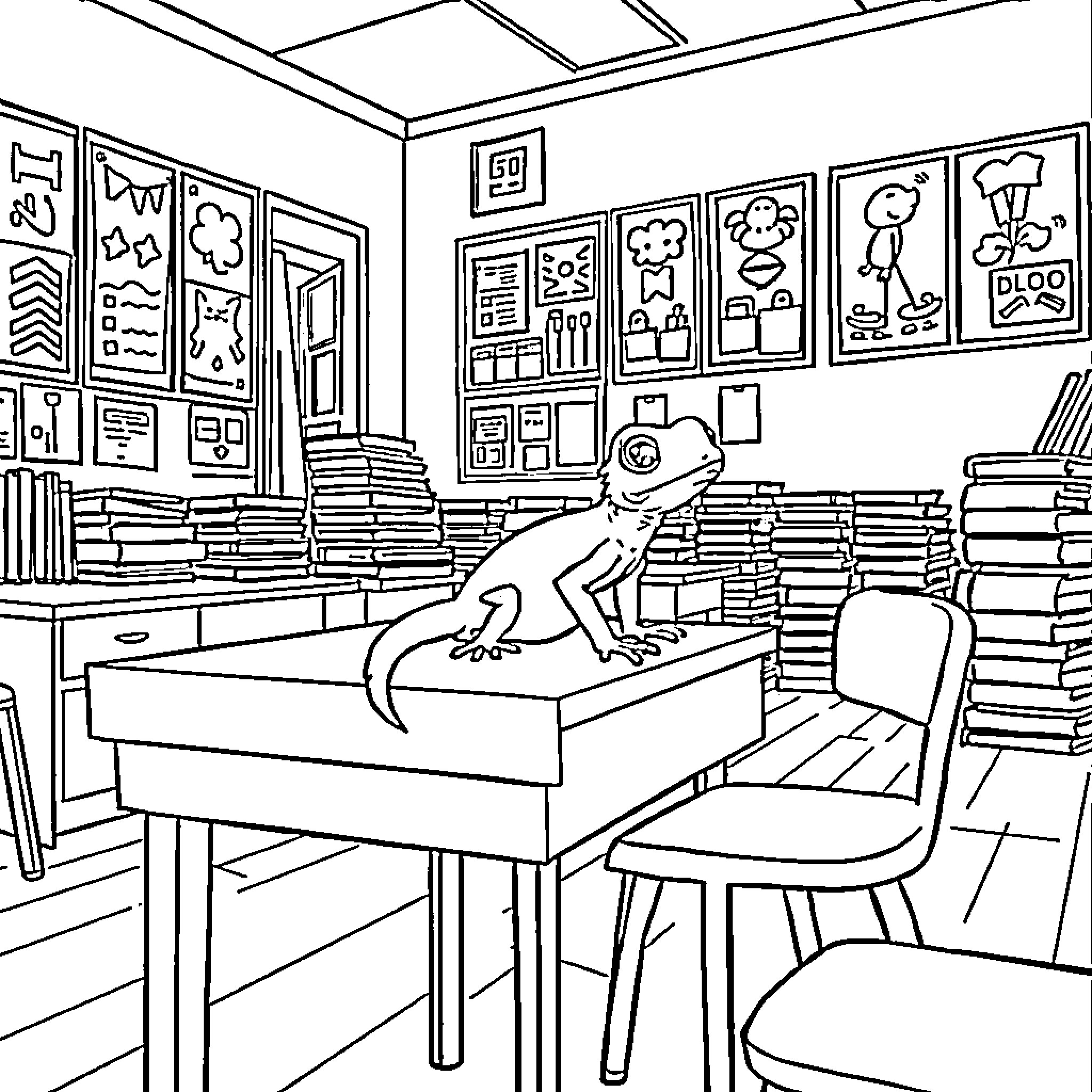 Best Gecko Coloring Pages (Free Printable PDF)