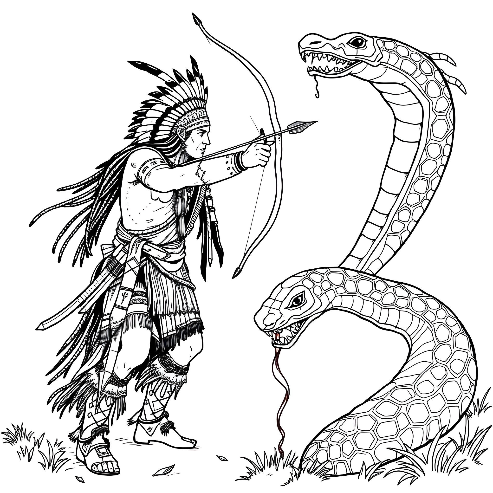 1 Best Cherokee Warrior Coloring Pages (Free Printable PDFs)