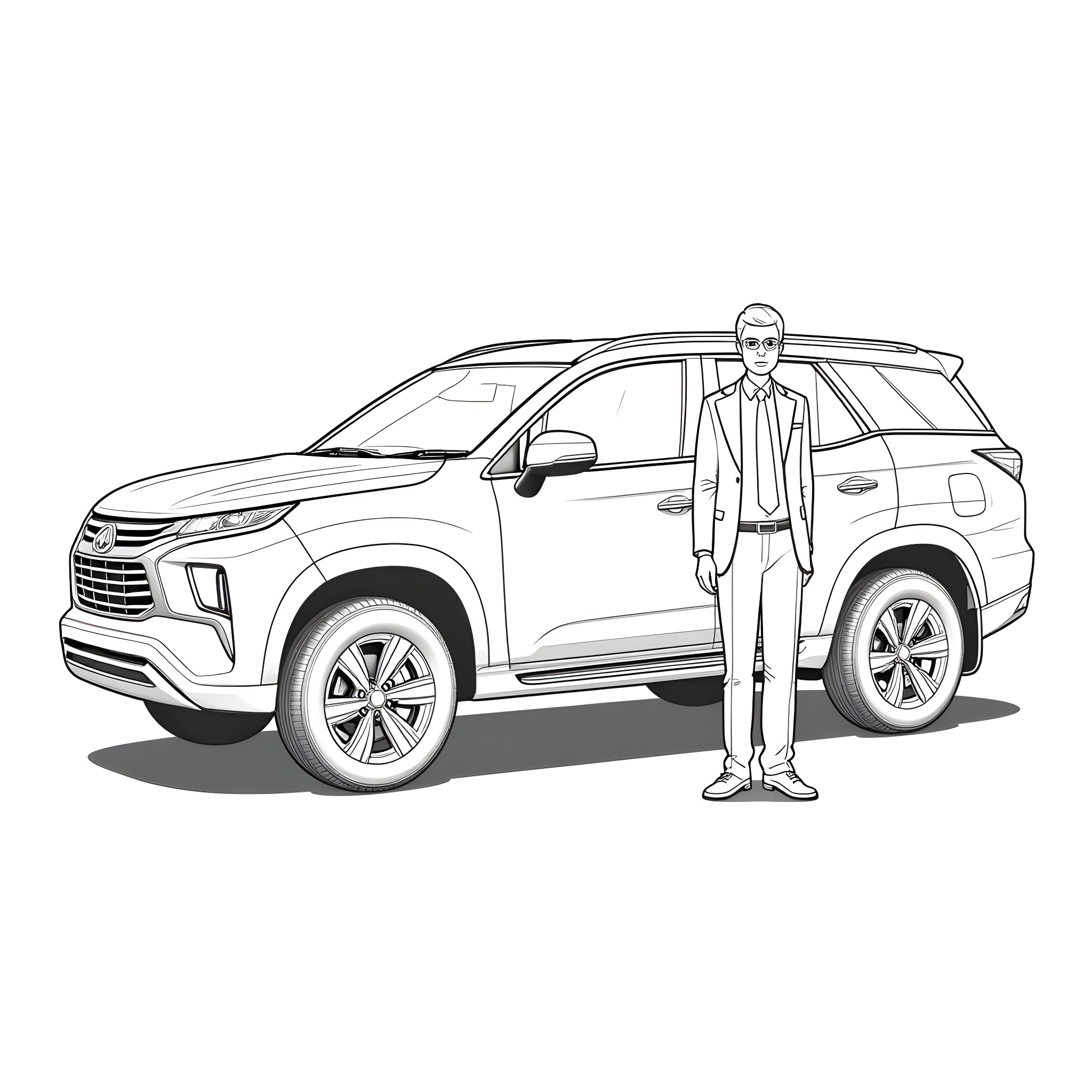 1 Best Car Salesman Coloring Pages (Free Printable PDFs)