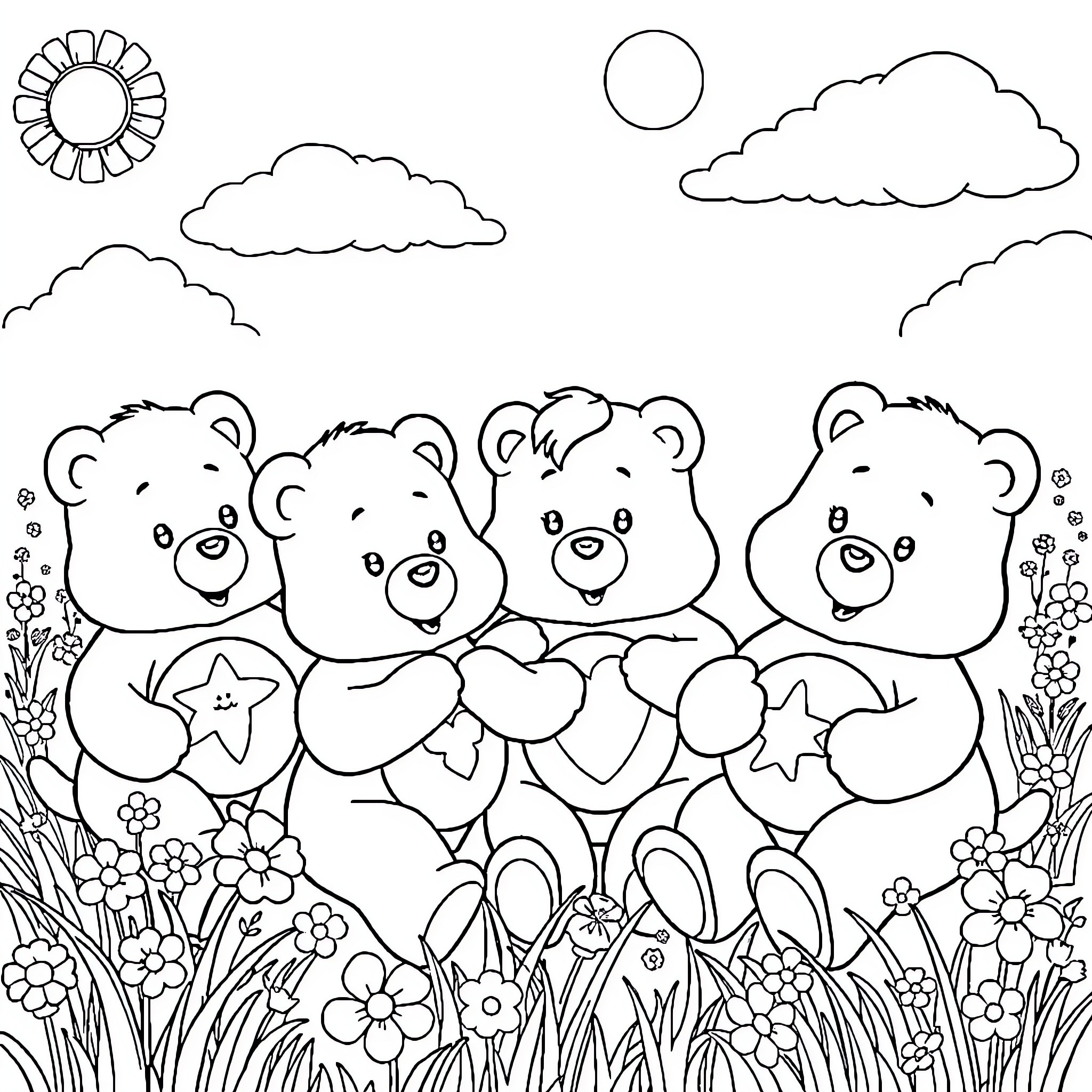 Best Care Bear Coloring Pages (Free Printable PDF)