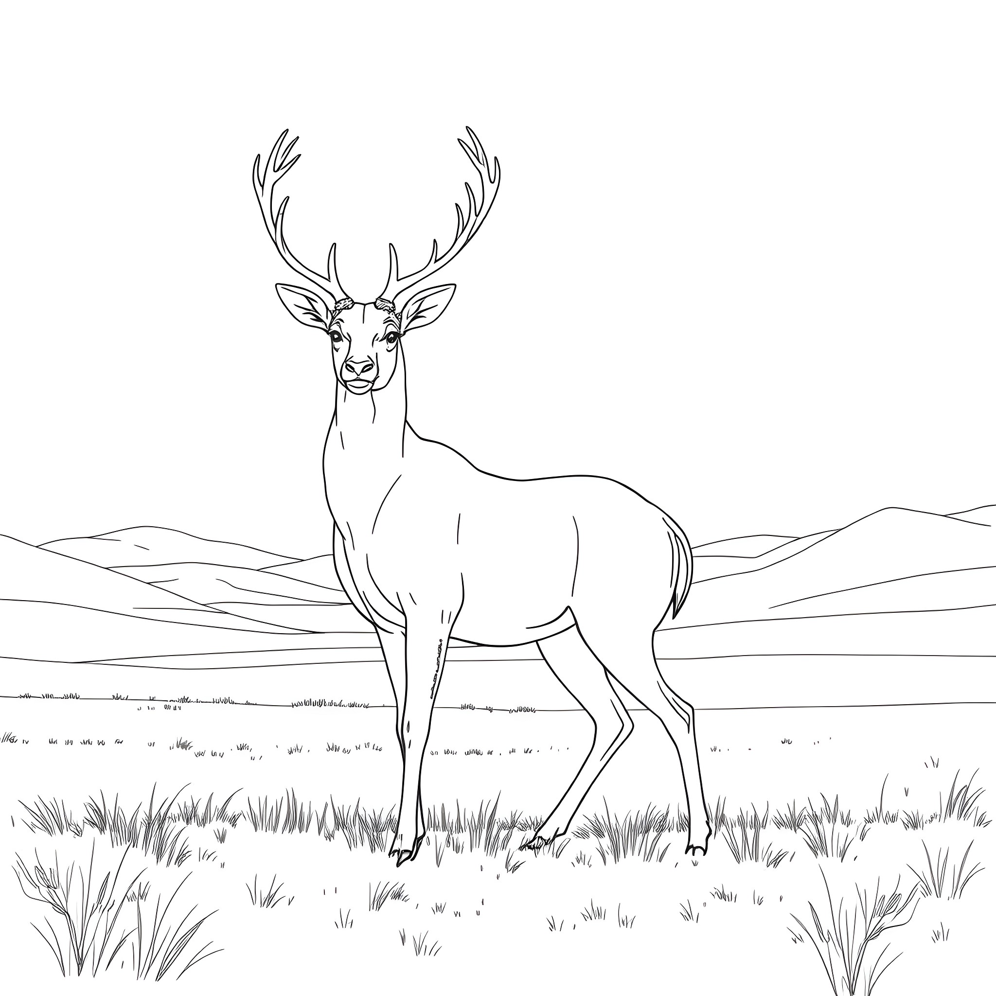 75 Best Deer Coloring Pages (Free Printable PDFs)