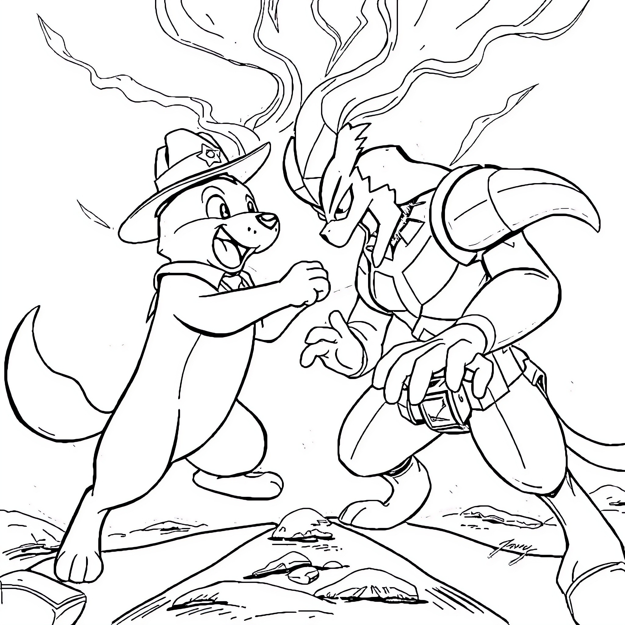 4 Best Sheriff Coloring Pages (Free Printable PDFs)