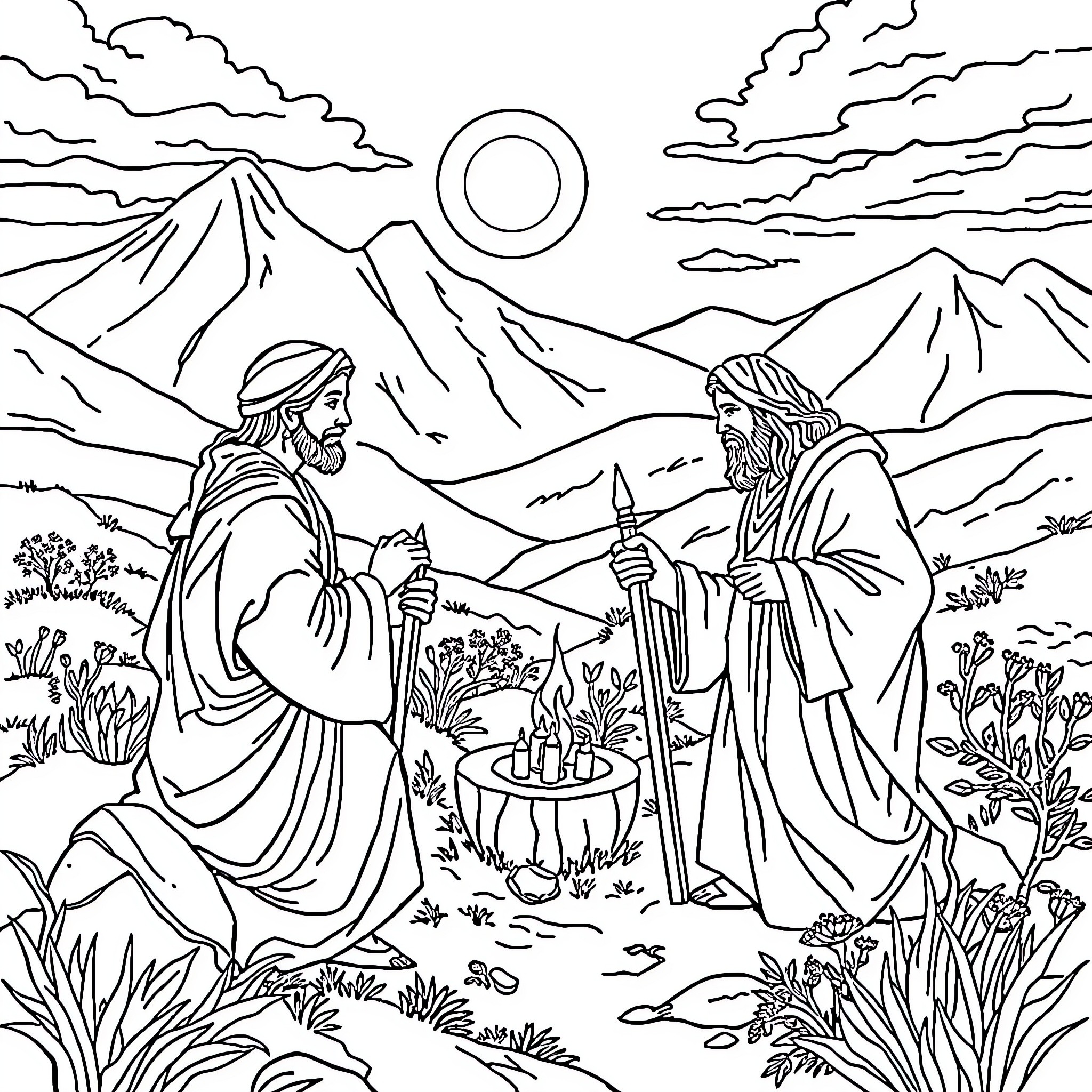 Best Biblical Scenes Coloring Pages (Free Printable PDF)