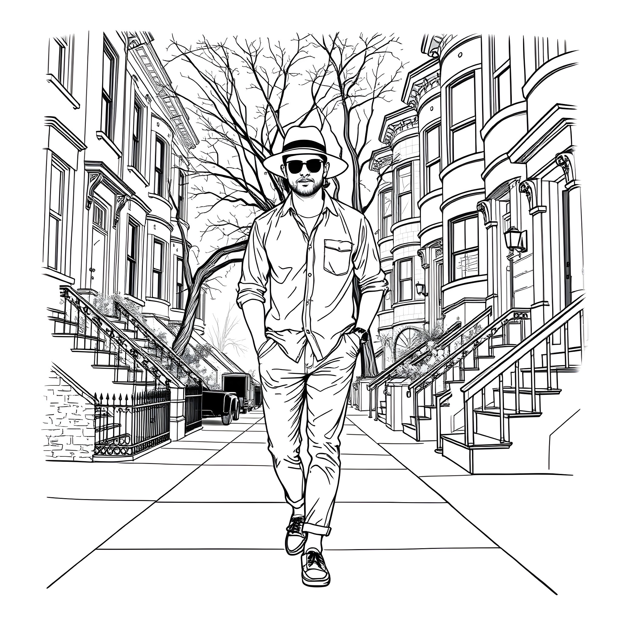 211 Best Man Coloring Pages (Free Printable PDFs)