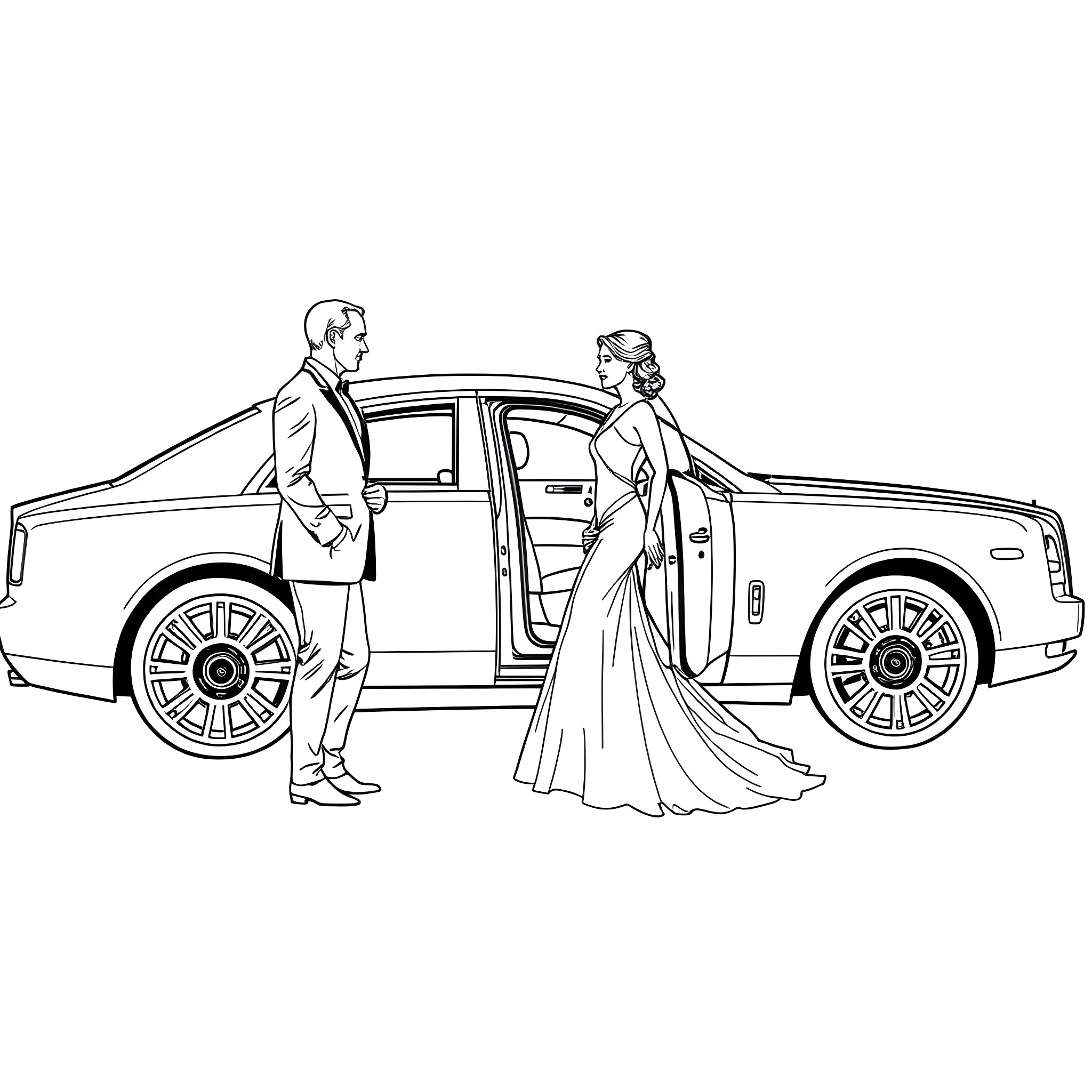 Best Rolls Royce Coloring Pages (Free Printable PDF)