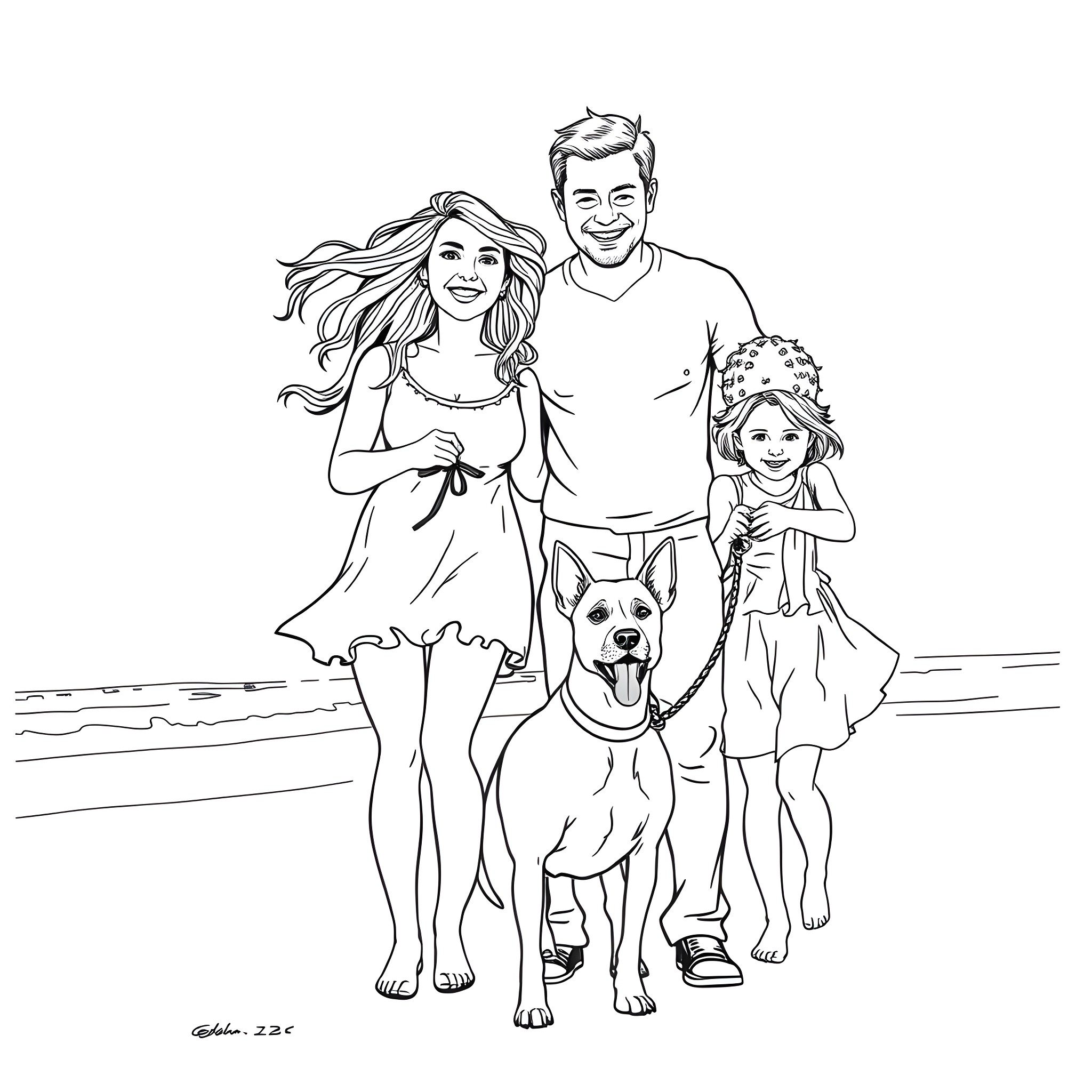 264 Best Family Coloring Pages (Free Printable PDFs)