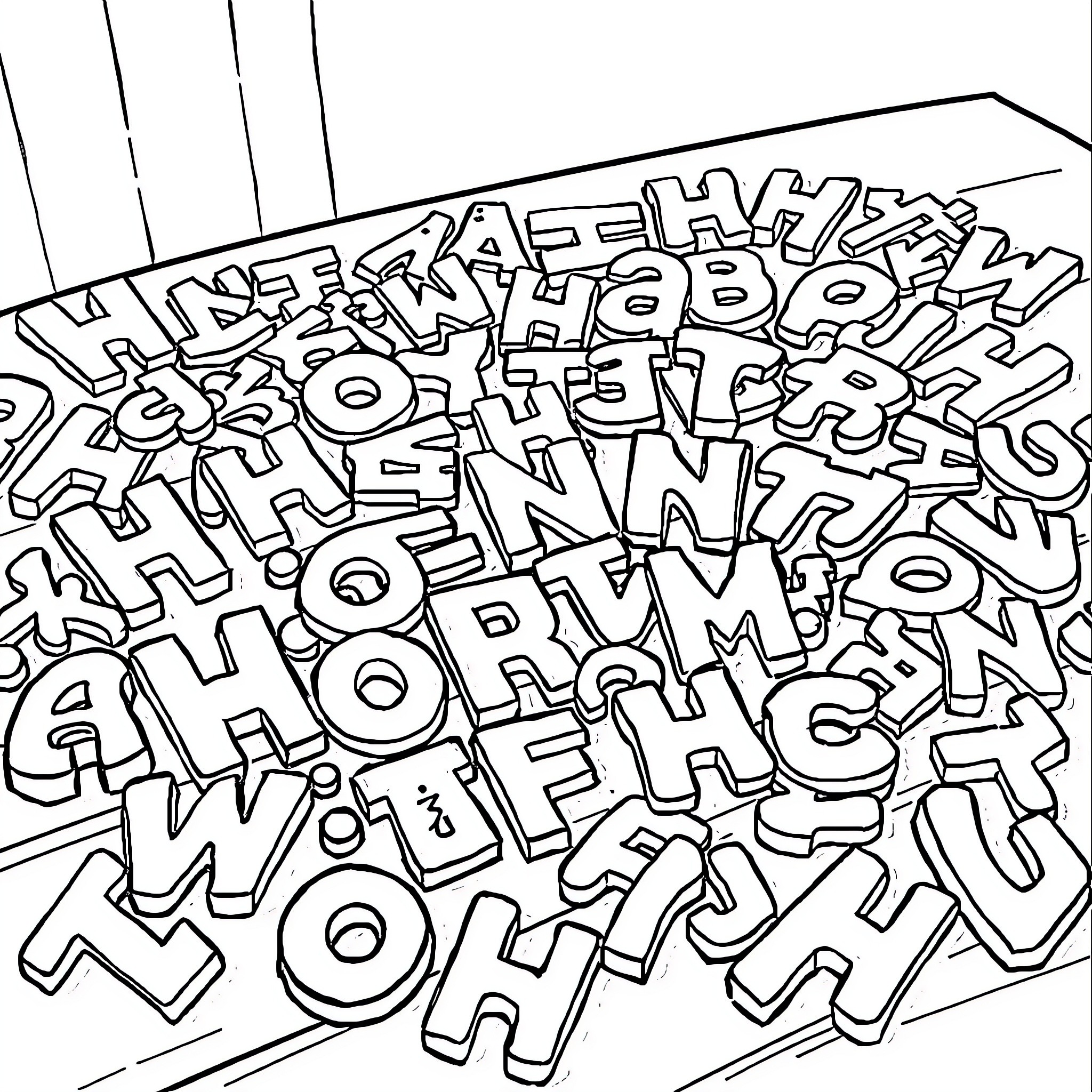 Best Letter Coloring Pages (Free Printable PDF)