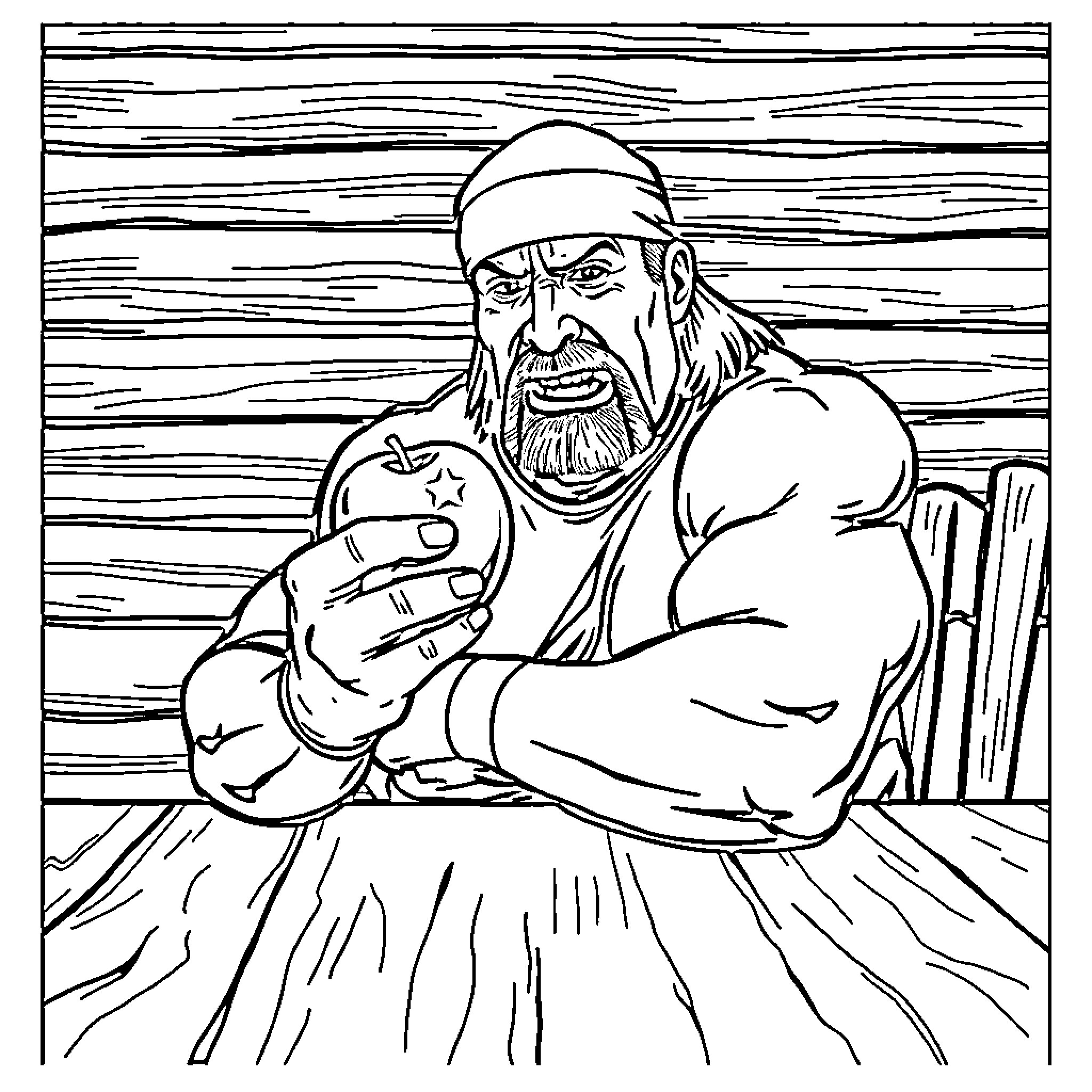Best Hulk Hogan Coloring Pages (Free Printable PDF)