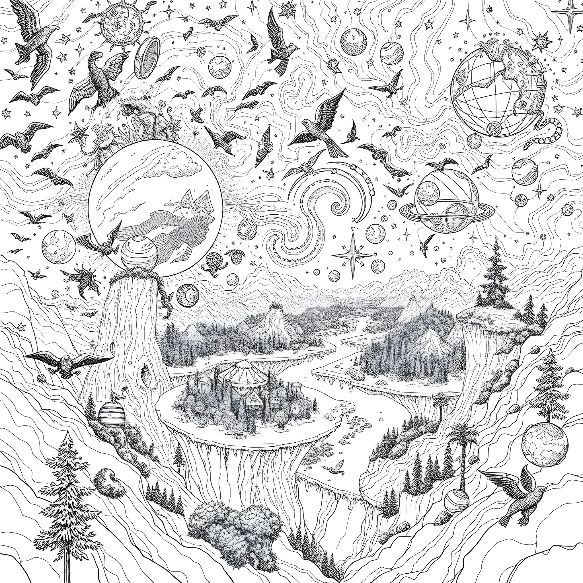 Best Galaxy Coloring Pages (Free Printable PDF)