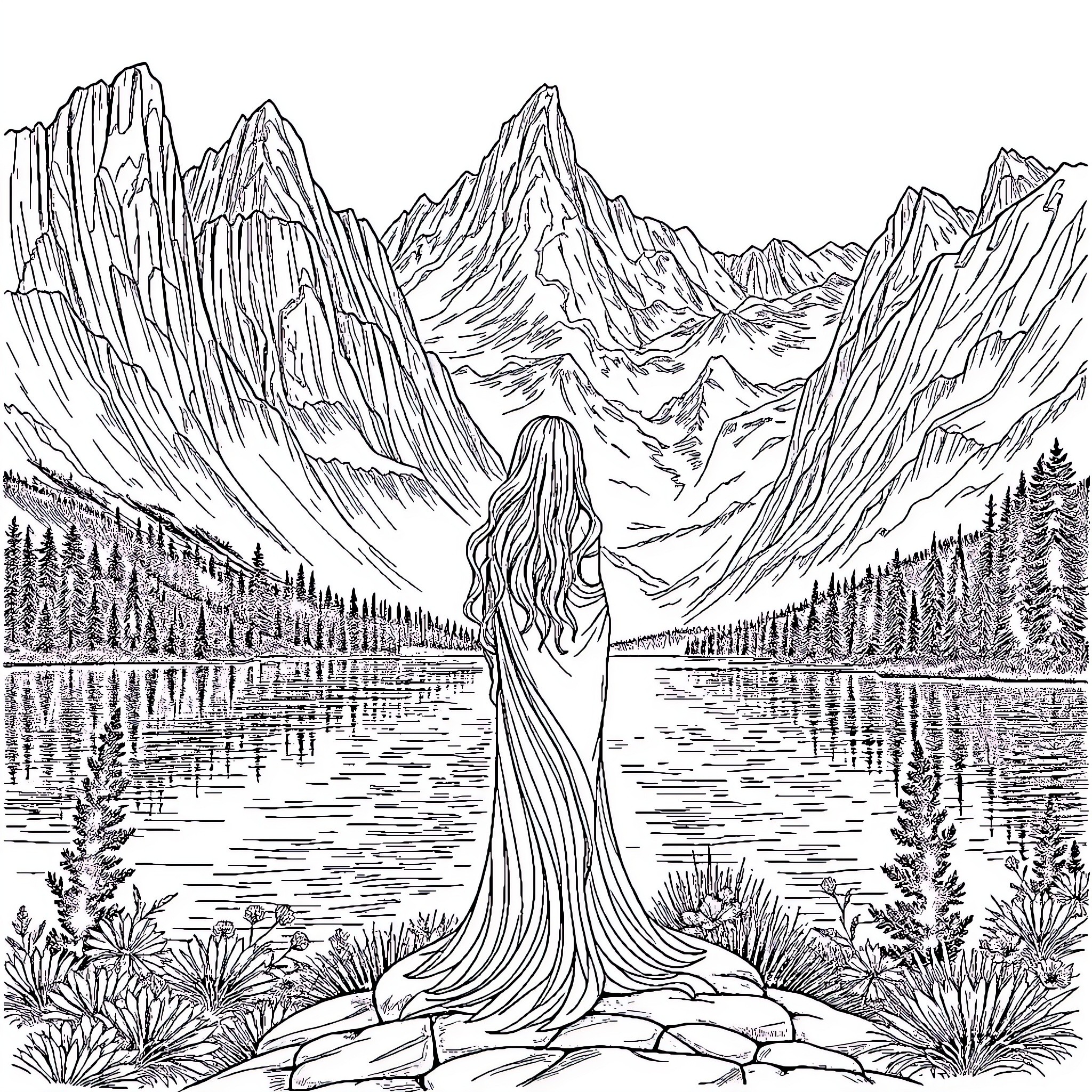 Best Goddess Coloring Pages (Free Printable PDF)