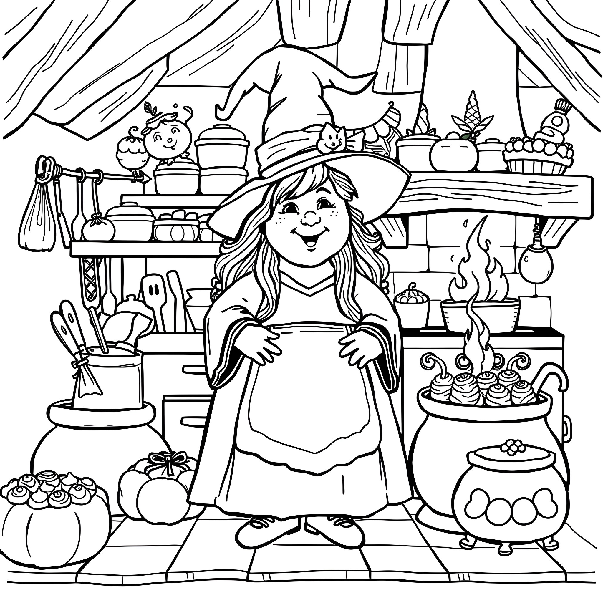 78 Best Witch Coloring Pages (Free Printable PDFs)