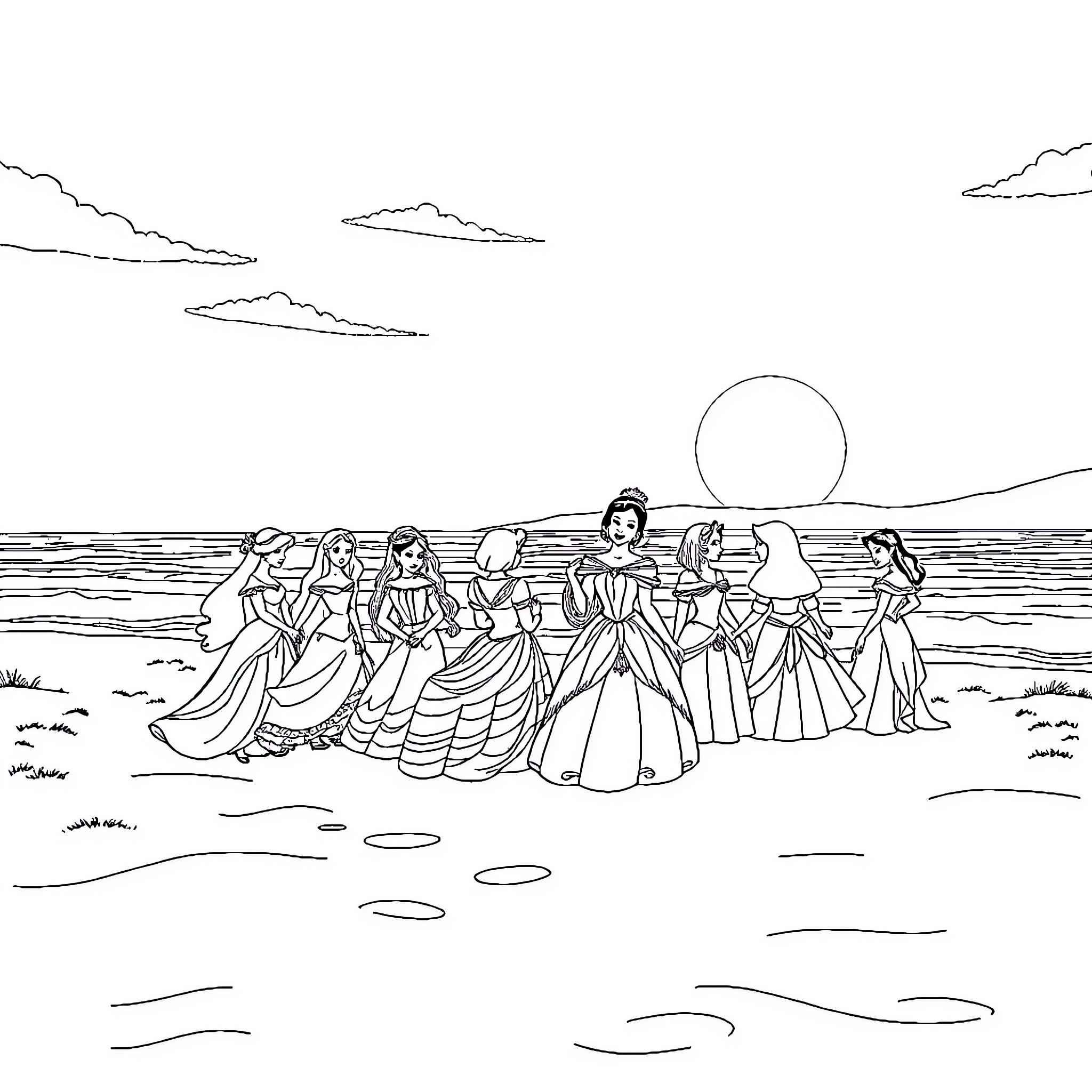 Best Disney Princess Coloring Pages (Free Printable PDF)