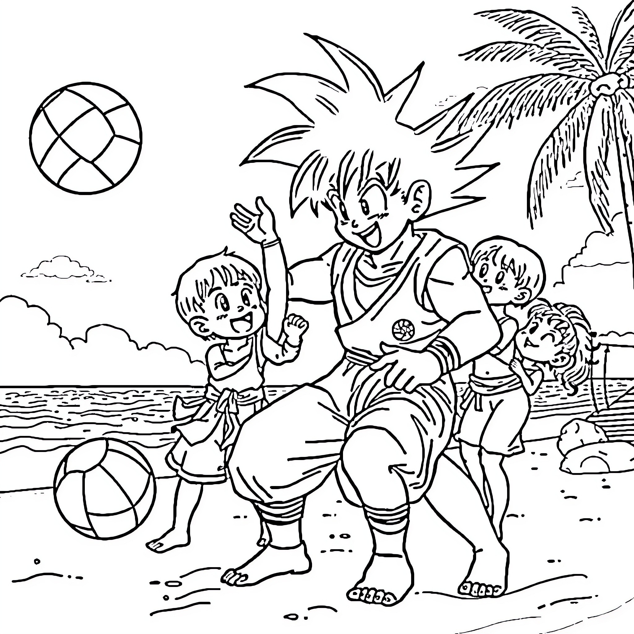 1512 Best Goku Coloring Pages (Free Printable PDFs)