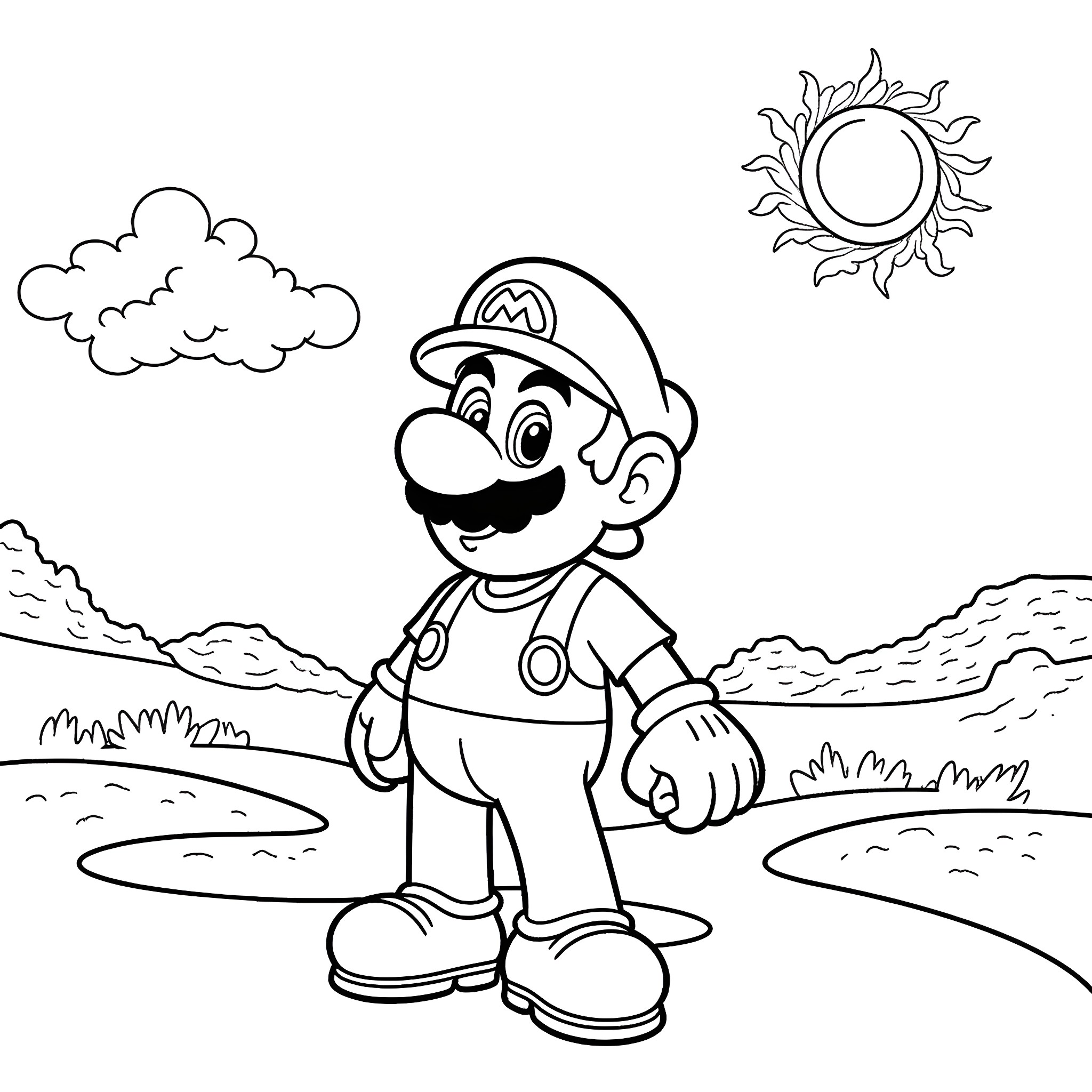 632 Best Mario Coloring Pages (Free Printable PDFs)