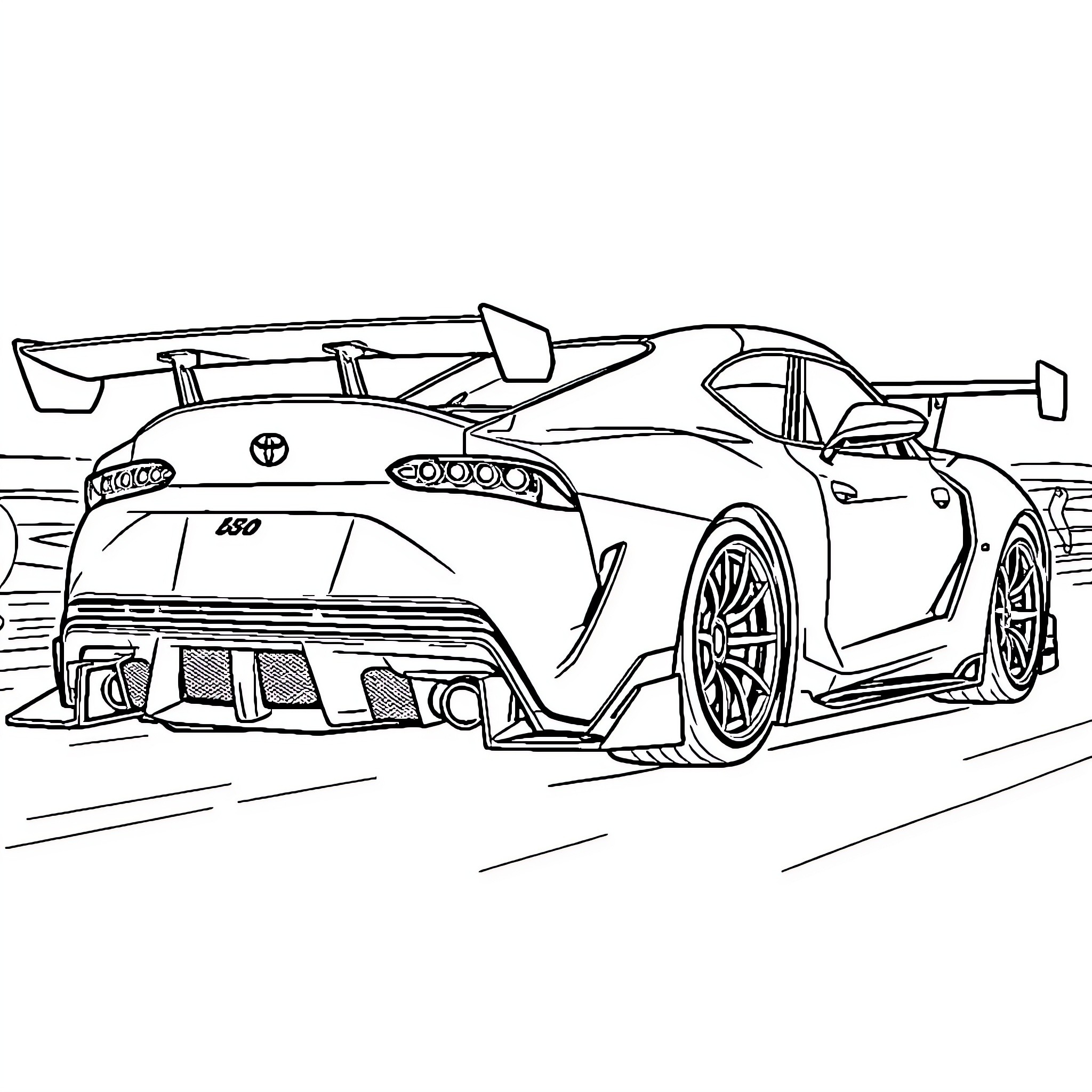 Best Toyota Supra Coloring Pages (Free Printable PDF)