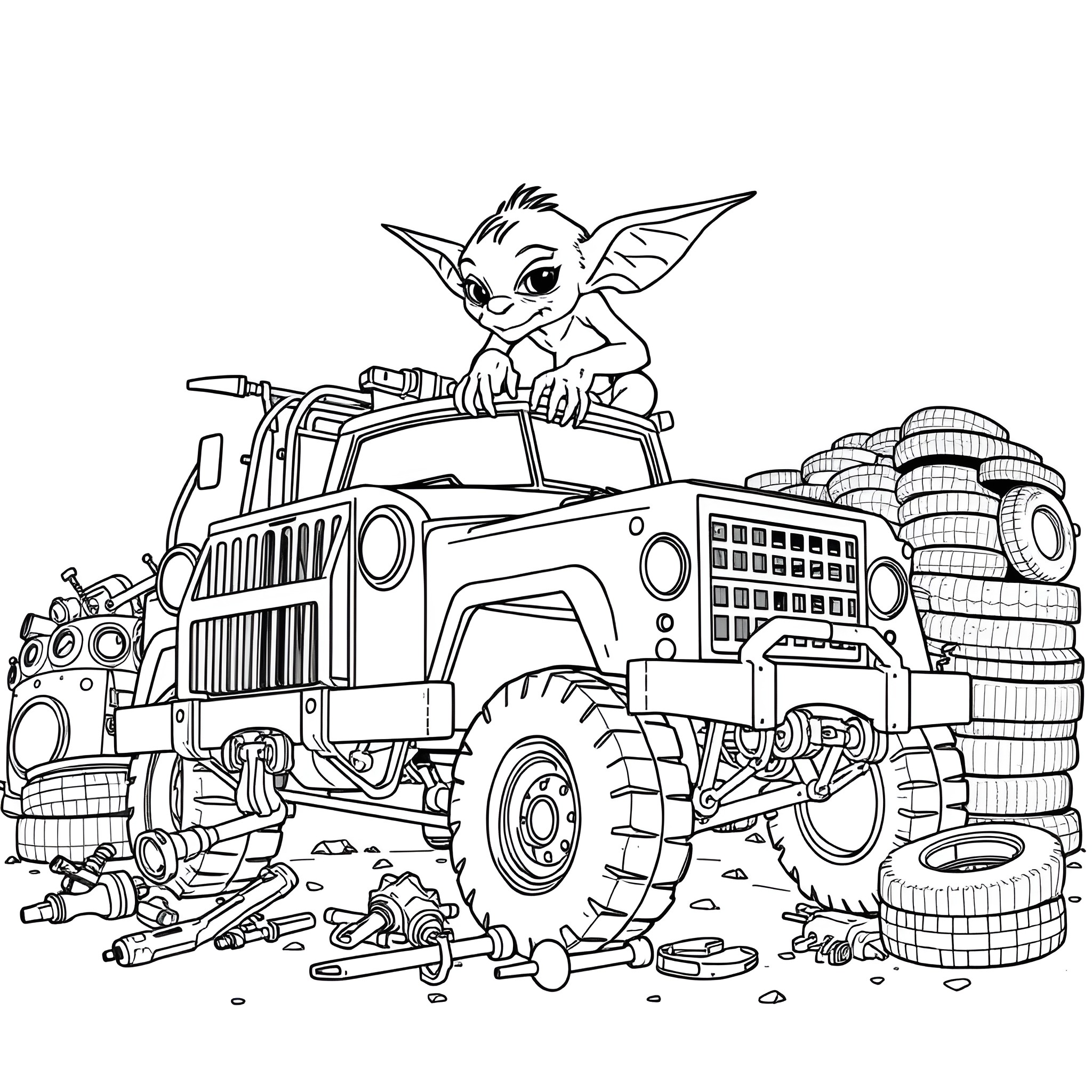 Best Gremlin Coloring Pages (Free Printable PDF)