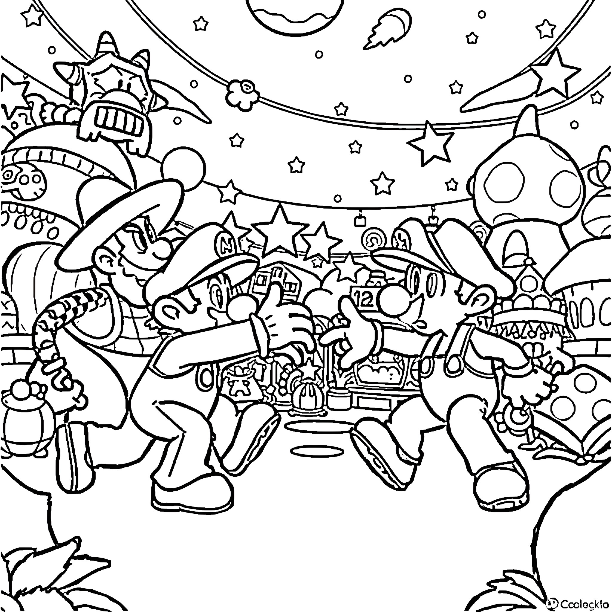 632 Best Mario Coloring Pages (Free Printable PDFs)