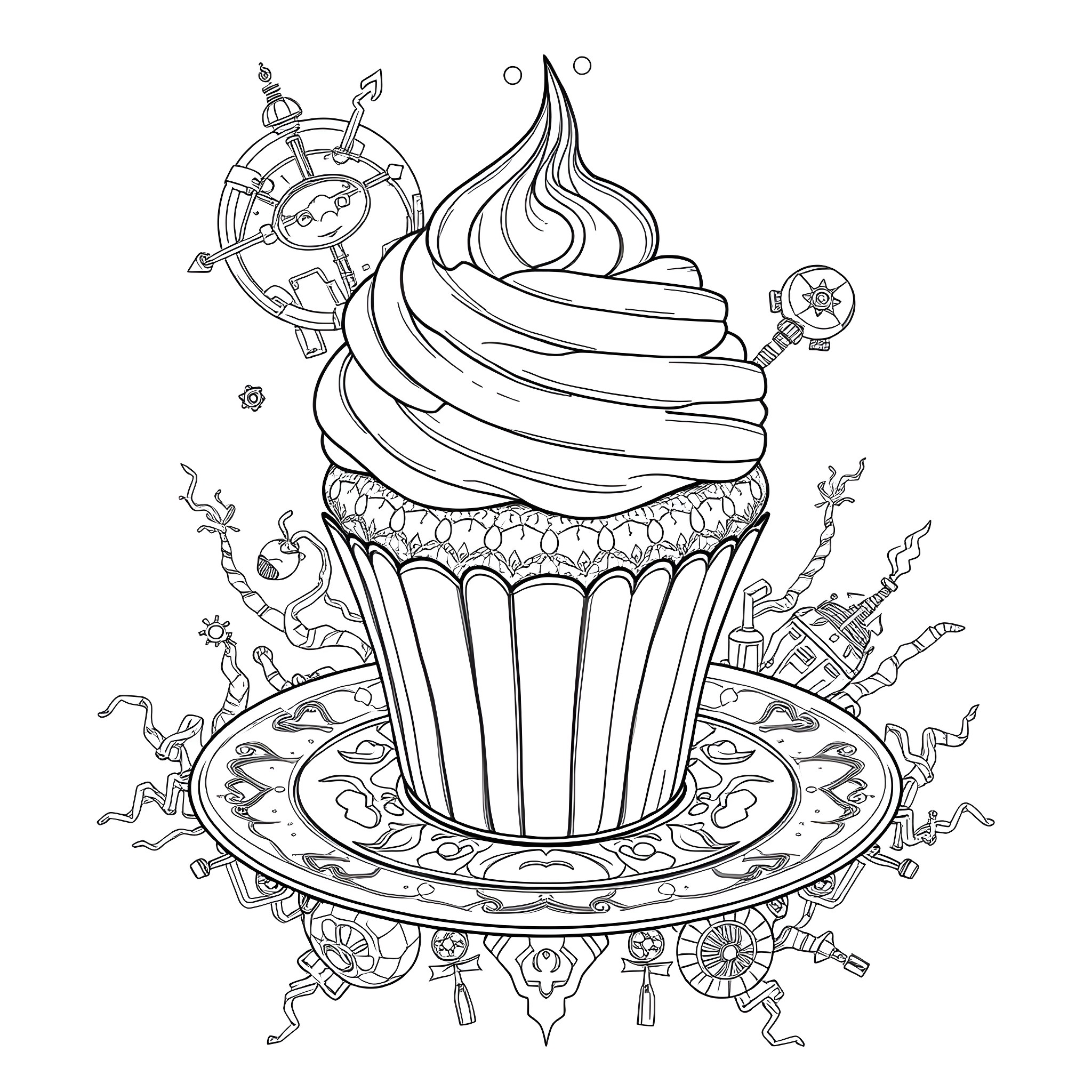 11 Best Cupcake Coloring Pages (Free Printable PDFs)