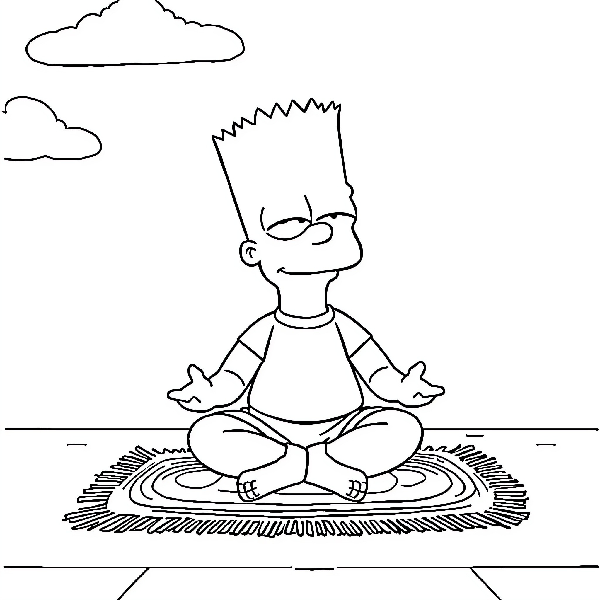 116 Best Bart Simpson Coloring Pages (Free Printable PDFs)