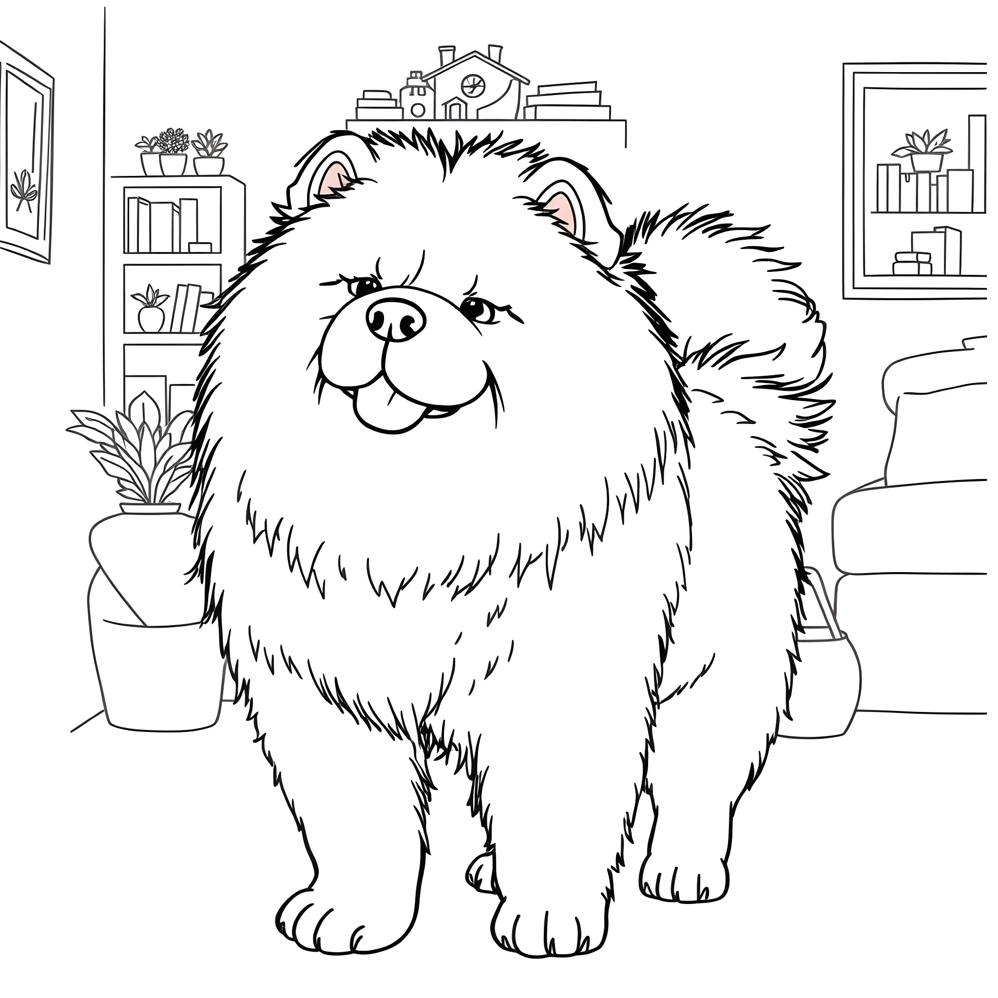 Best Chow Chow Coloring Pages (Free Printable PDF)