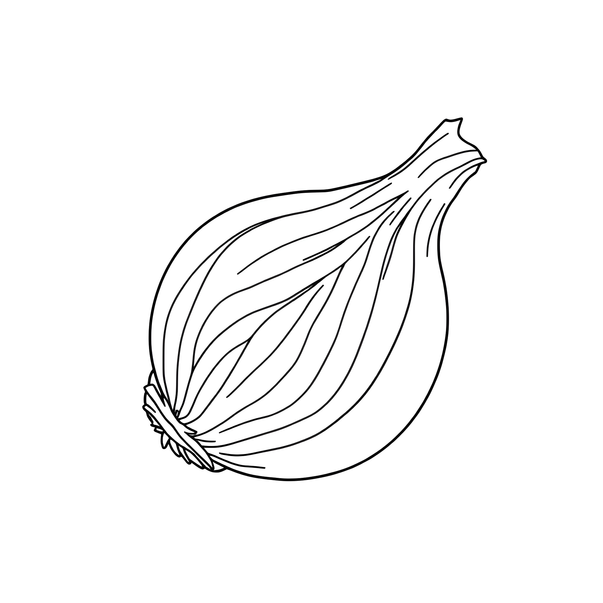 2 Best Onion Coloring Pages (Free Printable PDFs)